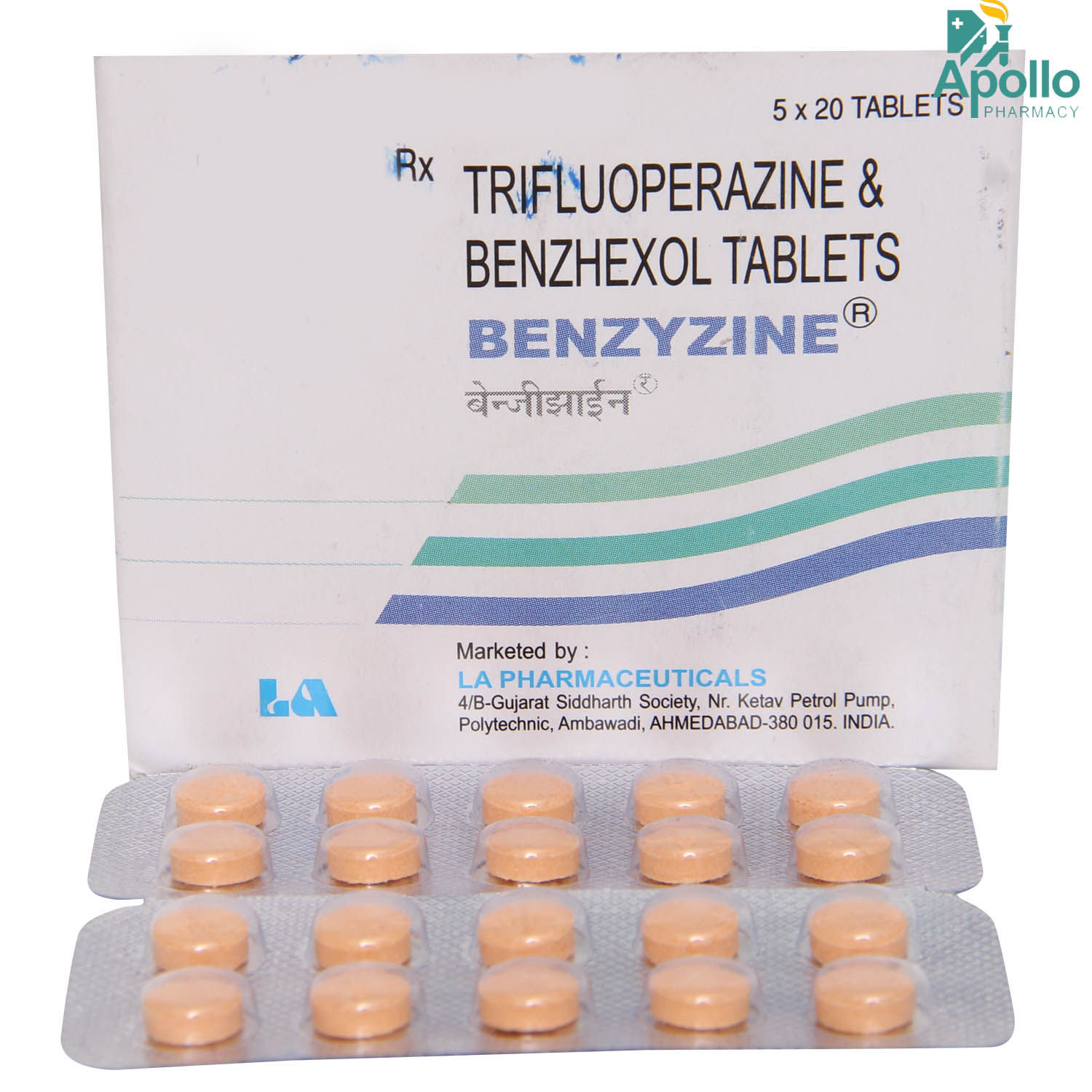 Benzyzine Tablet 10's Price, Uses, Side Effects, Composition - Apollo ...