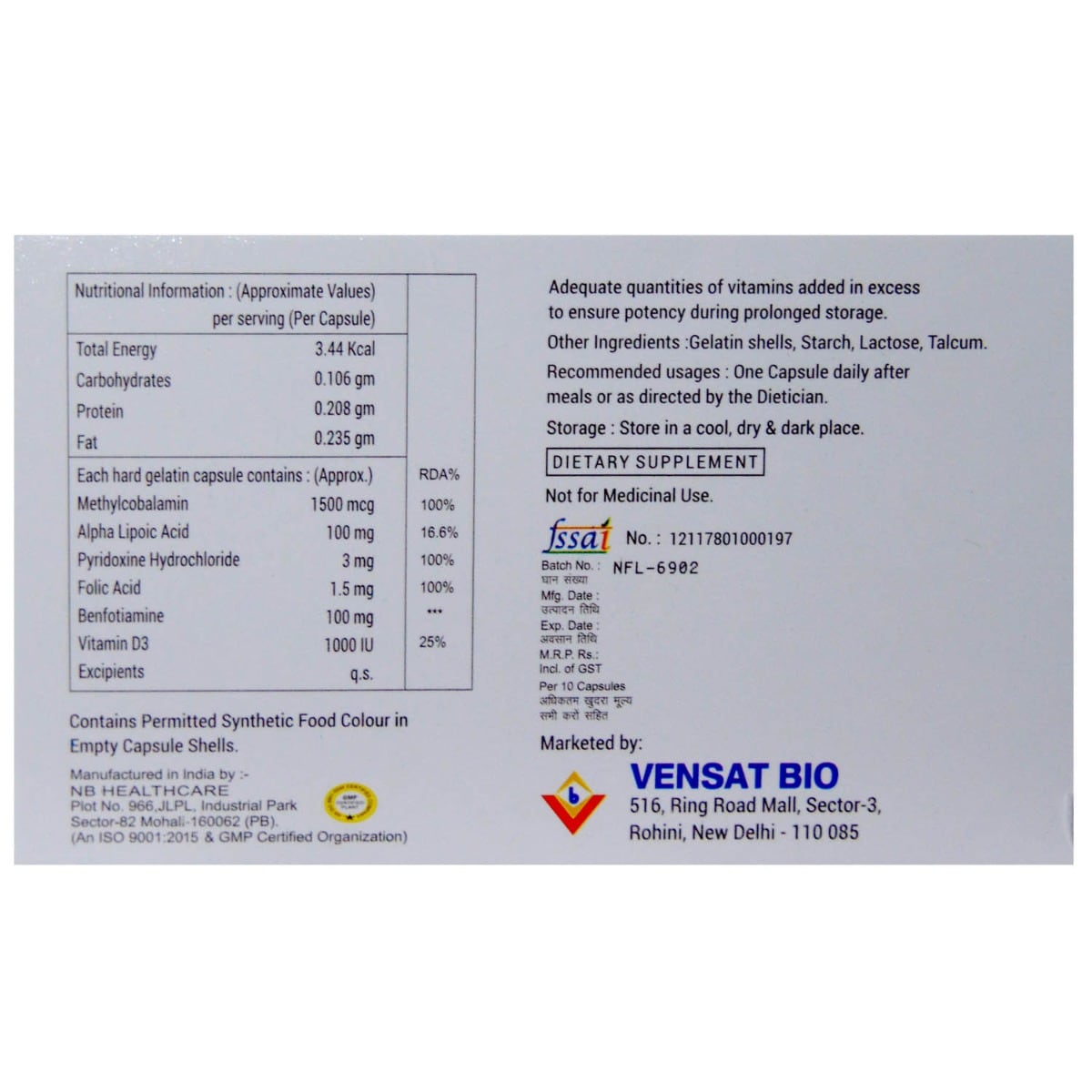 Benfokind Capsule 10's Price, Uses, Side Effects, Composition - Apollo ...