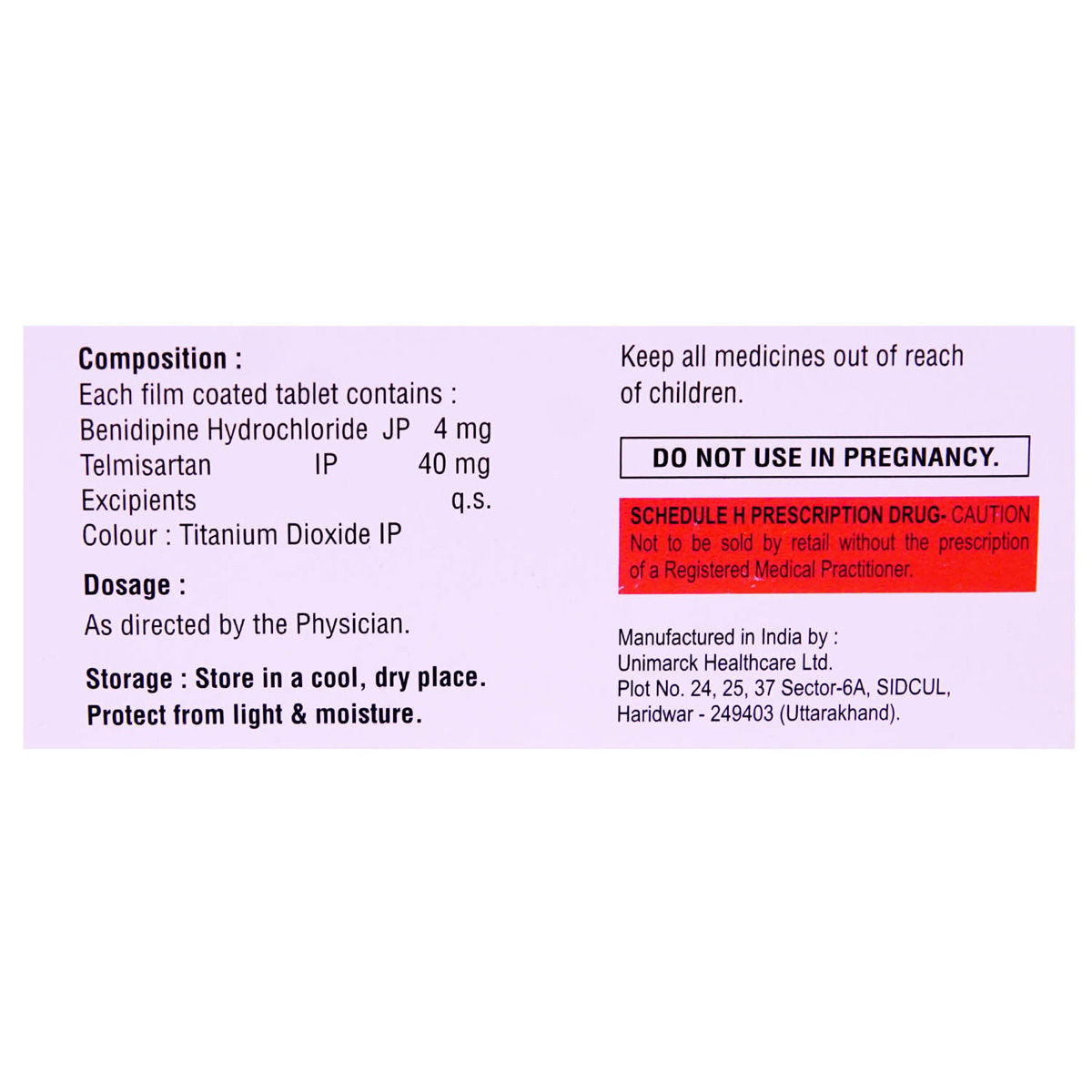 Benidin T Tablet 10's Price, Uses, Side Effects, Composition - Apollo ...
