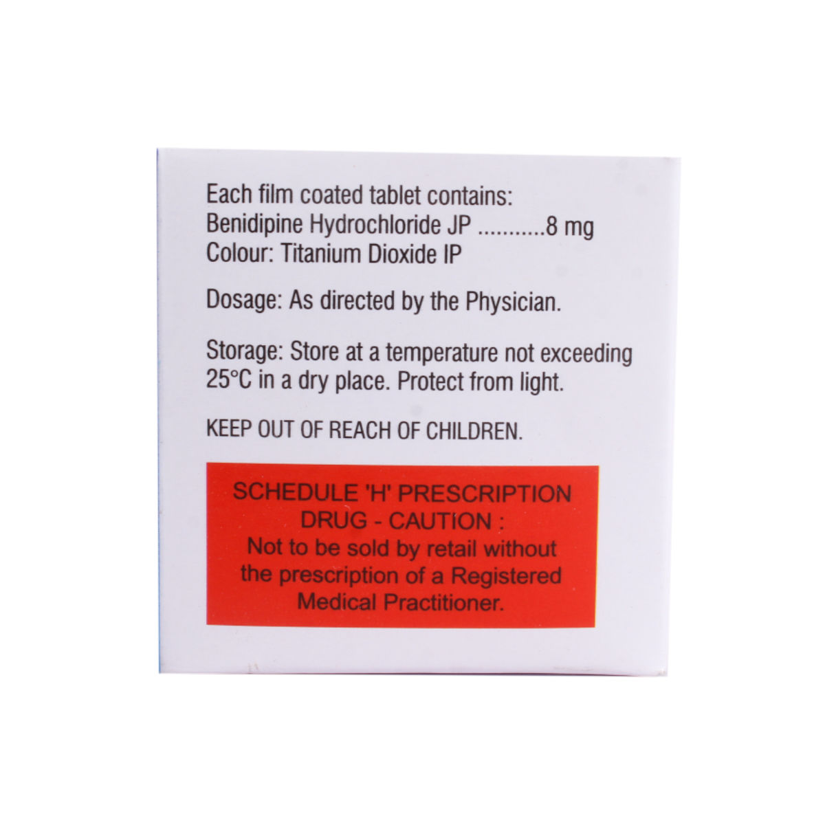 Beniduce 8mg Tablet 10's Price, Uses, Side Effects, Composition ...