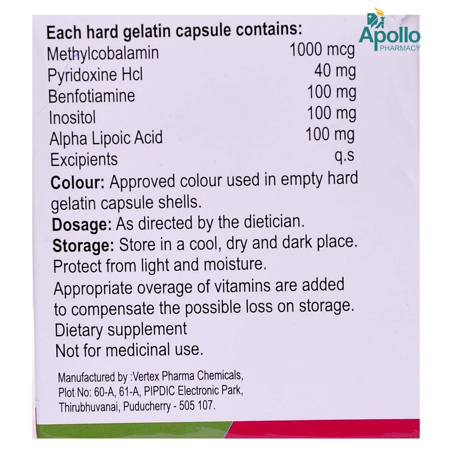 Bencap Forte Capsule 10's Price, Uses, Side Effects, Composition ...