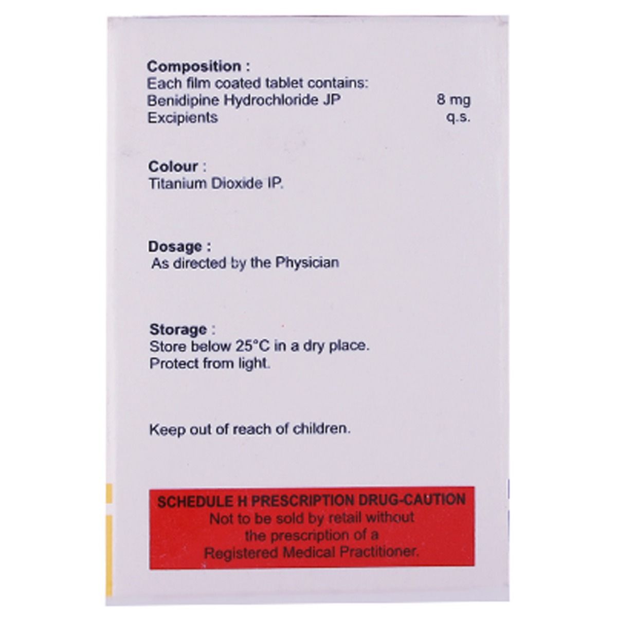 Beniflo 8mg Tablet 15's Price, Uses, Side Effects, Composition - Apollo ...