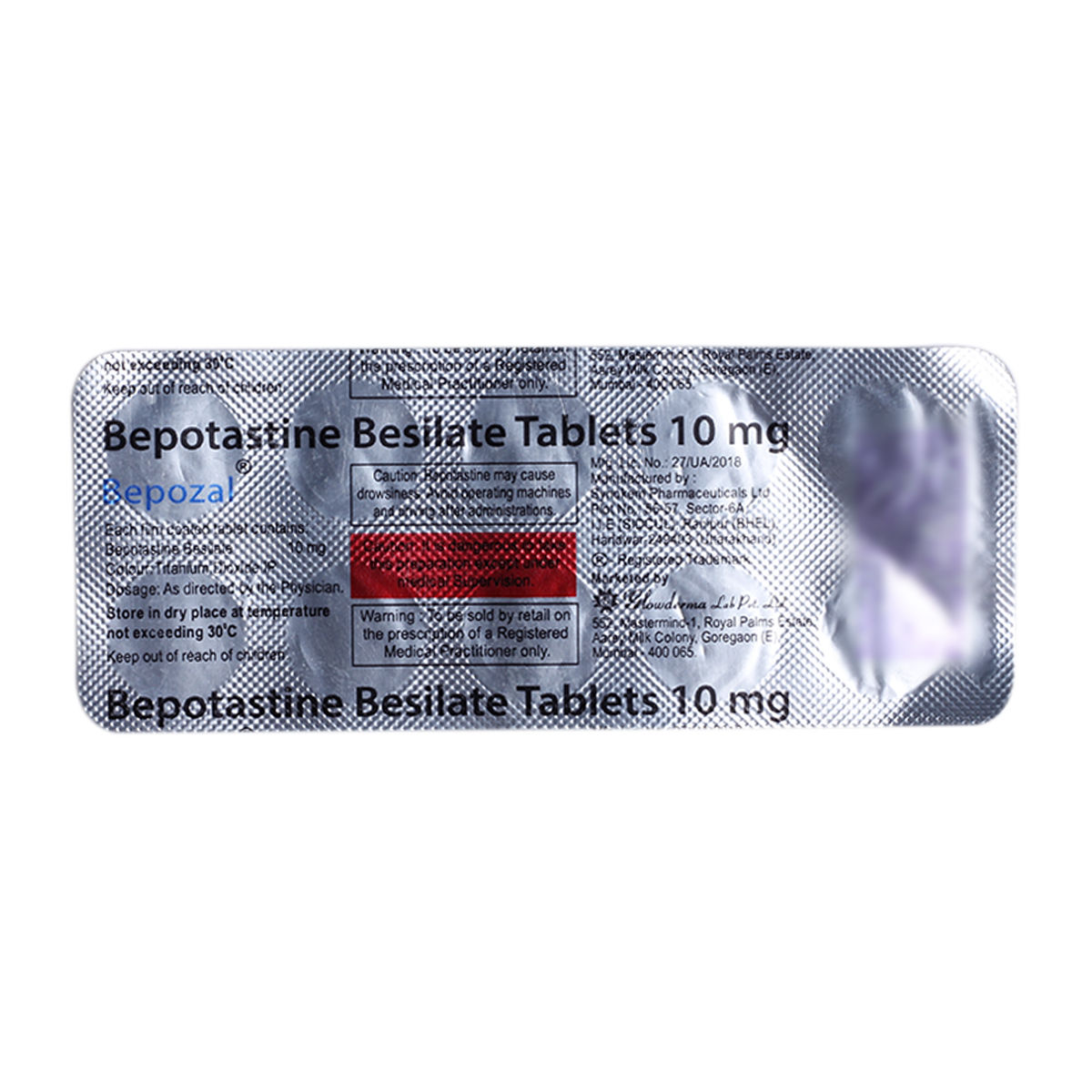Bepozal 10 Tablet 10's Price, Uses, Side Effects, Composition - Apollo ...