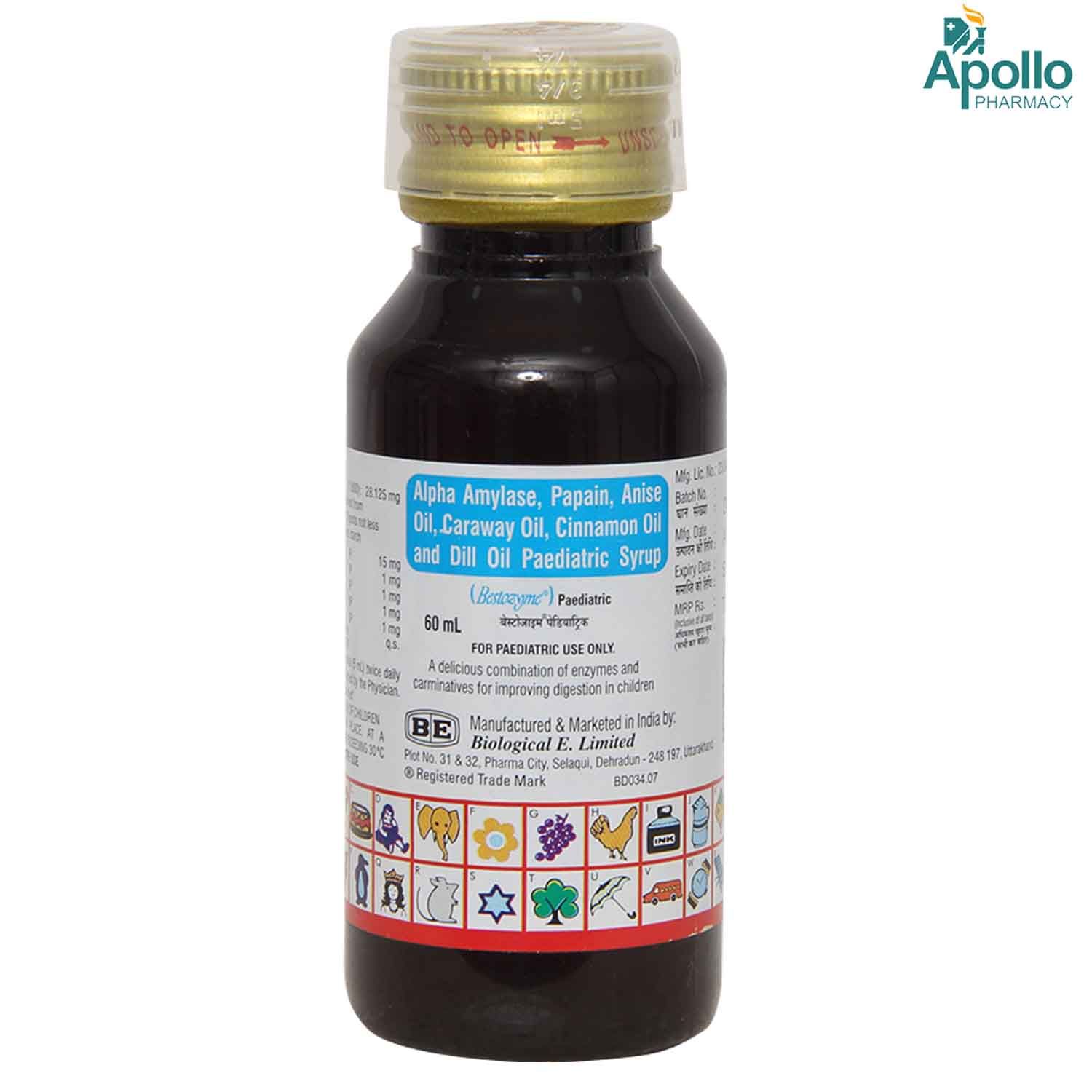 Bestozyme Ped 60Ml Syp Price, Uses, Side Effects, Composition - Apollo ...