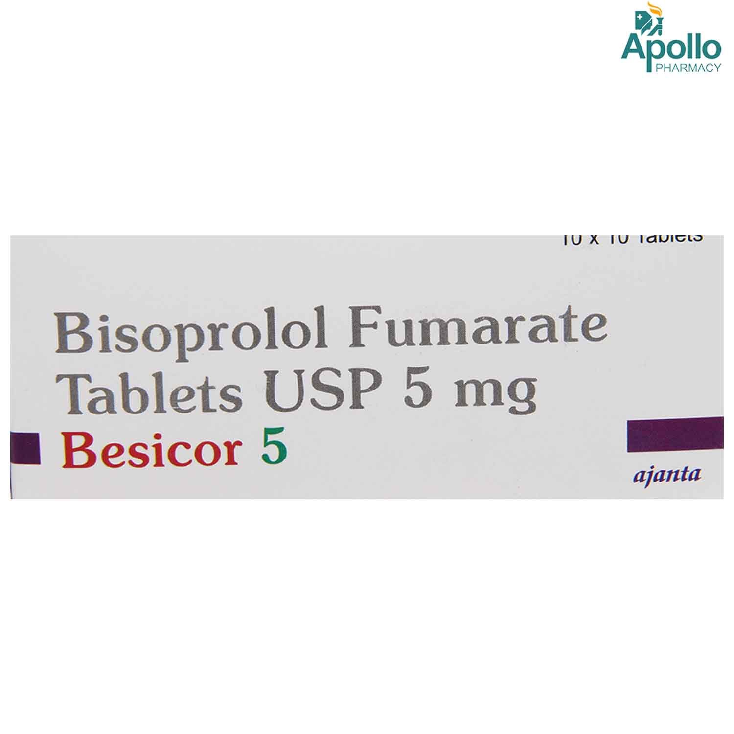 BESICOR 5MG TABLET 10'S Price, Uses, Side Effects, Composition - Apollo ...