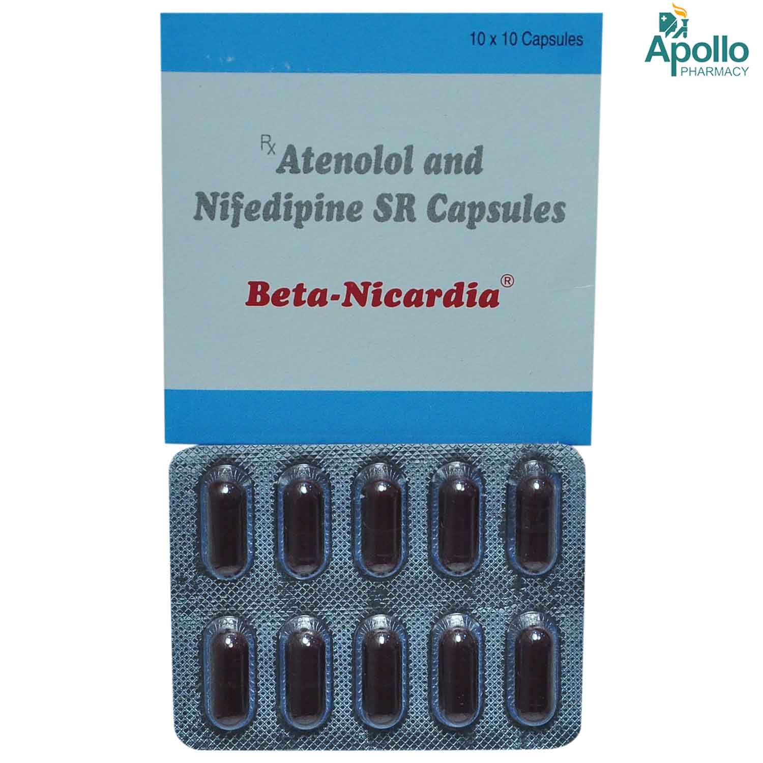 Beta-Nicardia Capsule 10's Price, Uses, Side Effects, Composition ...