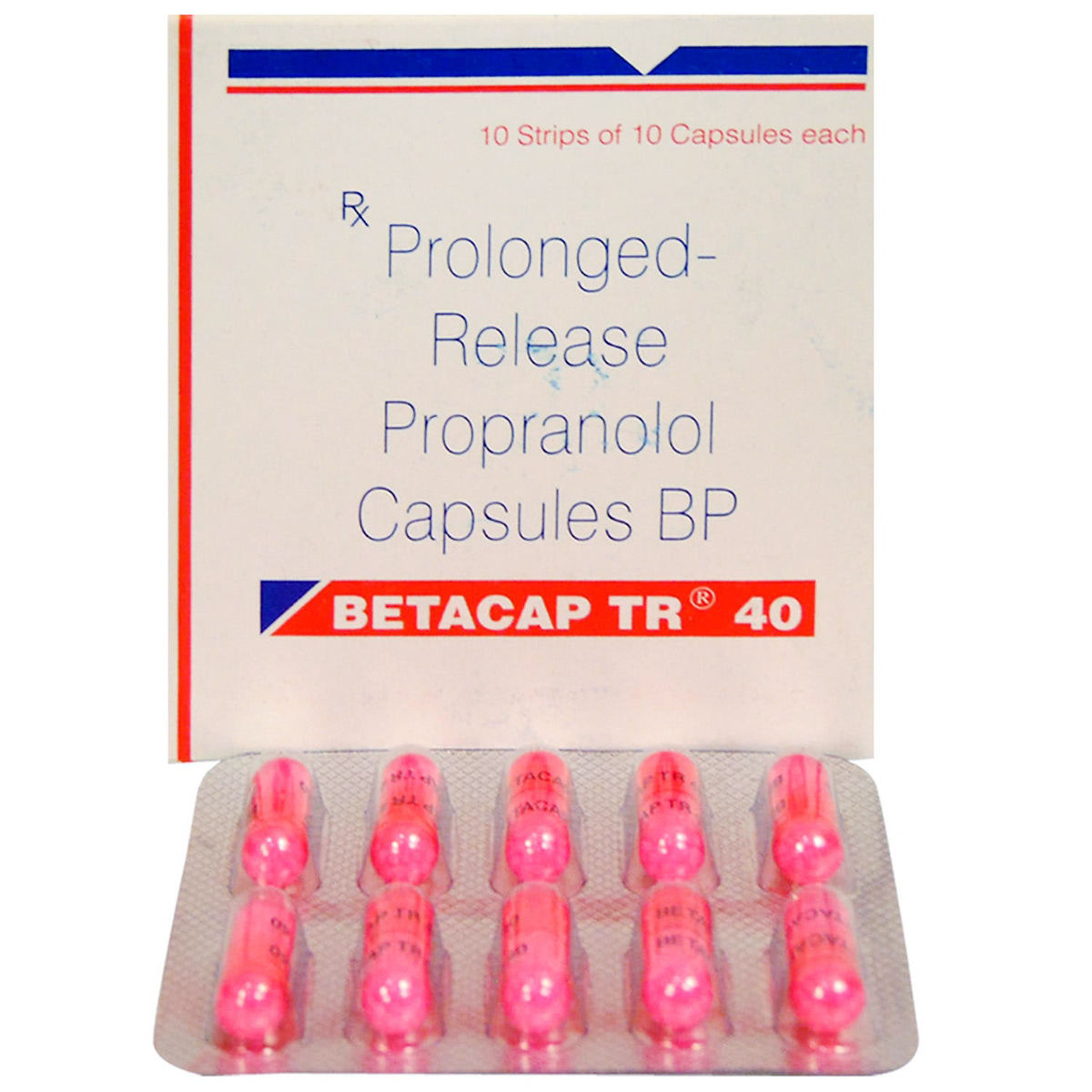 Betacap TR 40 Capsule 10's Price, Uses, Side Effects, Composition ...