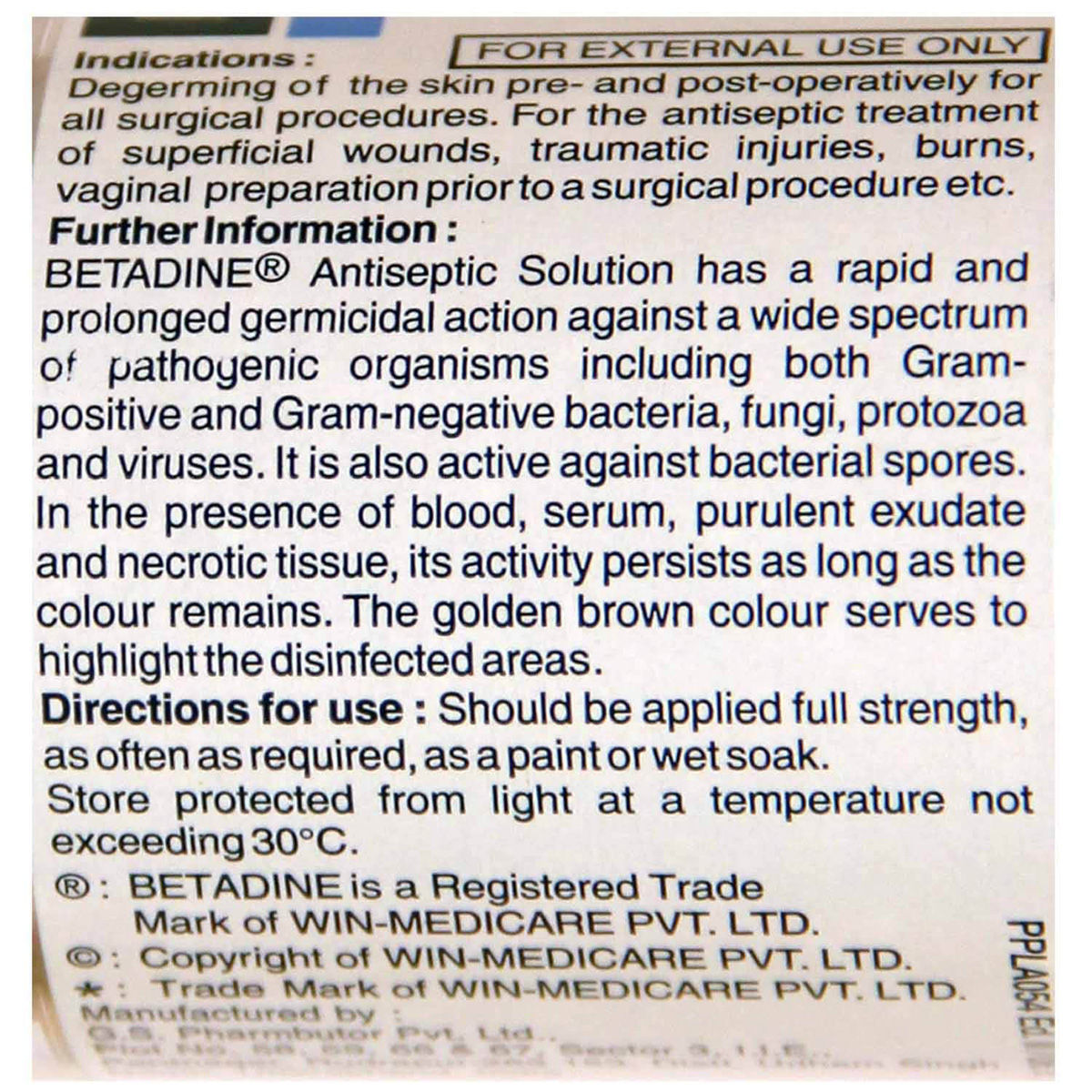Betadine 10% Solution 100 ml Price, Uses, Side Effects, Composition ...