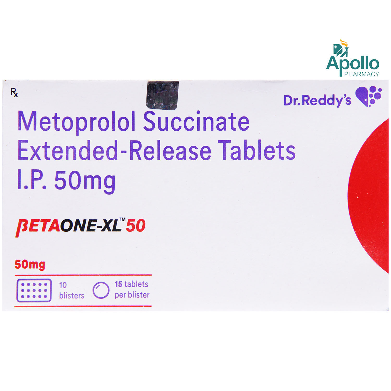 BETAONE XL 50MG TABLET Price, Uses, Side Effects, Composition - Apollo ...