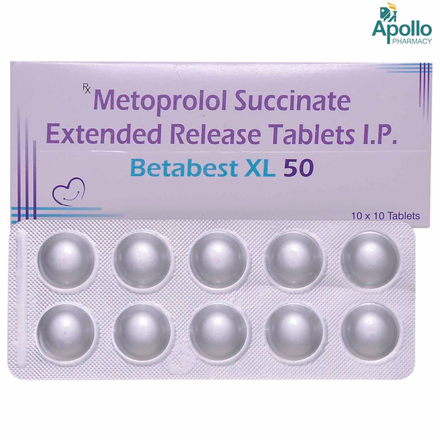 BETAB XL 50MG TABLET Price, Uses, Side Effects, Composition - Apollo ...