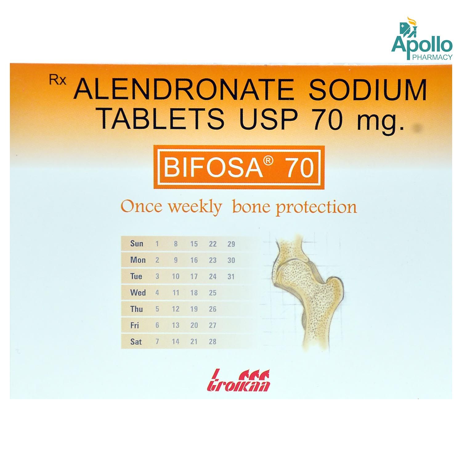 BIFOSA 70MG TABLET Price, Uses, Side Effects, Composition - Apollo Pharmacy