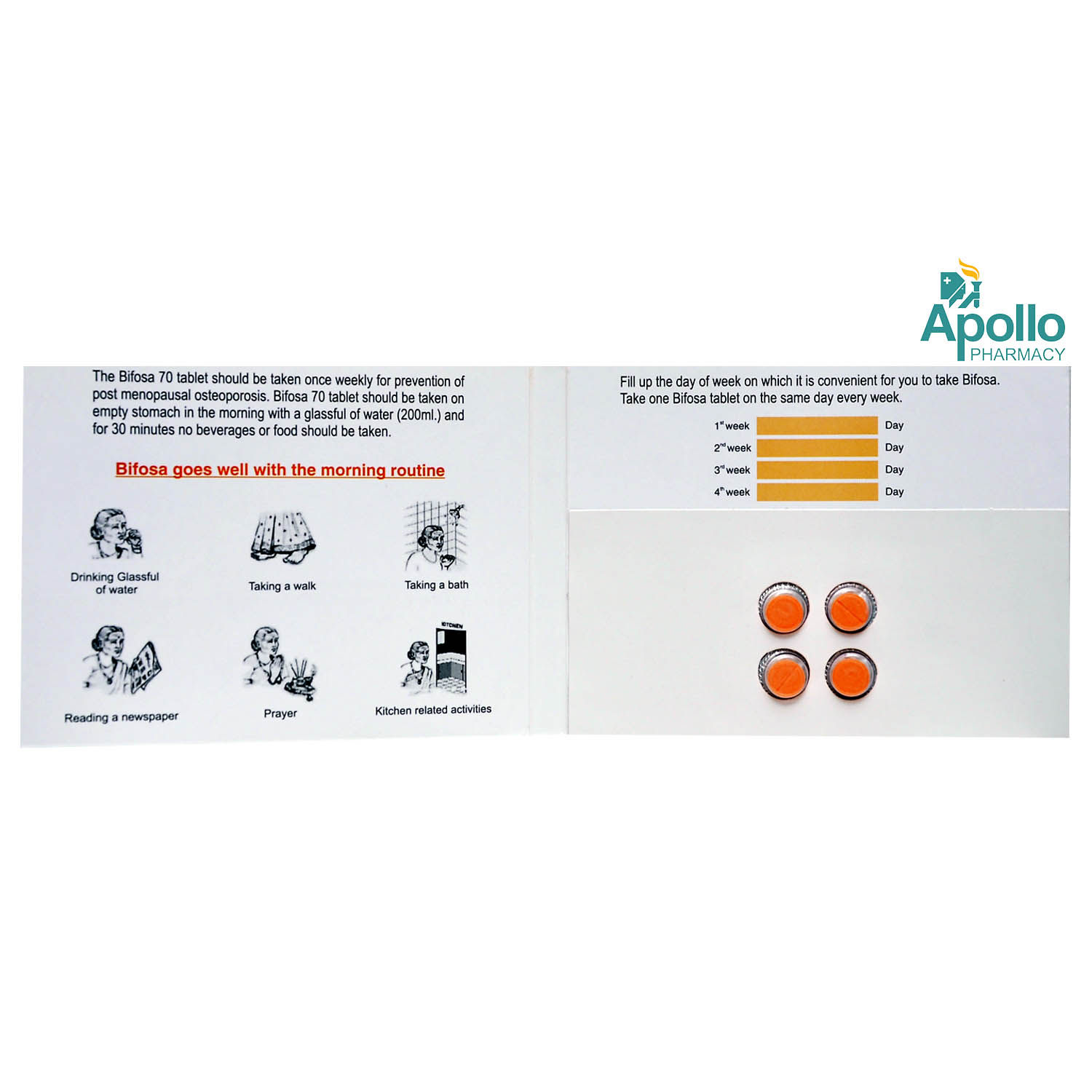 BIFOSA 70MG TABLET Price, Uses, Side Effects, Composition - Apollo Pharmacy
