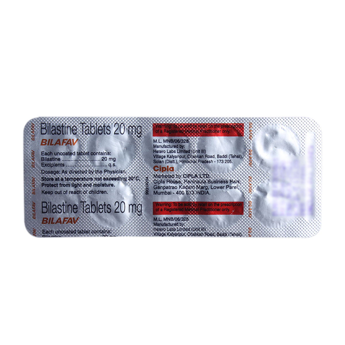 Bilafav Tablet 10's Price, Uses, Side Effects, Composition - Apollo ...