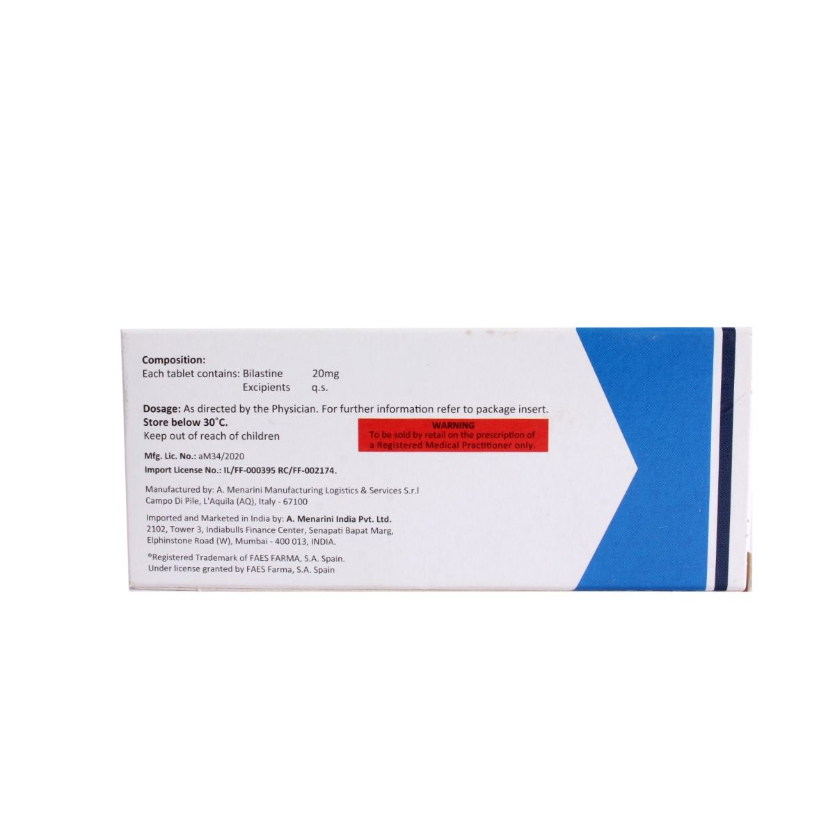Bilaxten Tablet 10's Price, Uses, Side Effects, Composition - Apollo ...