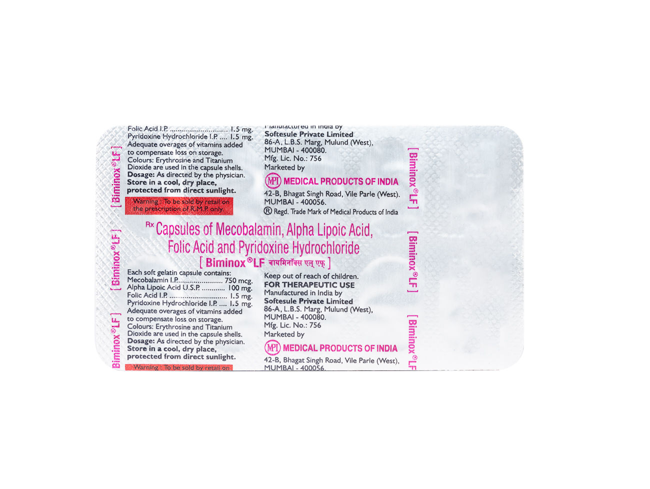 BIMINOX LF CAPSULE Price, Uses, Side Effects, Composition - Apollo Pharmacy