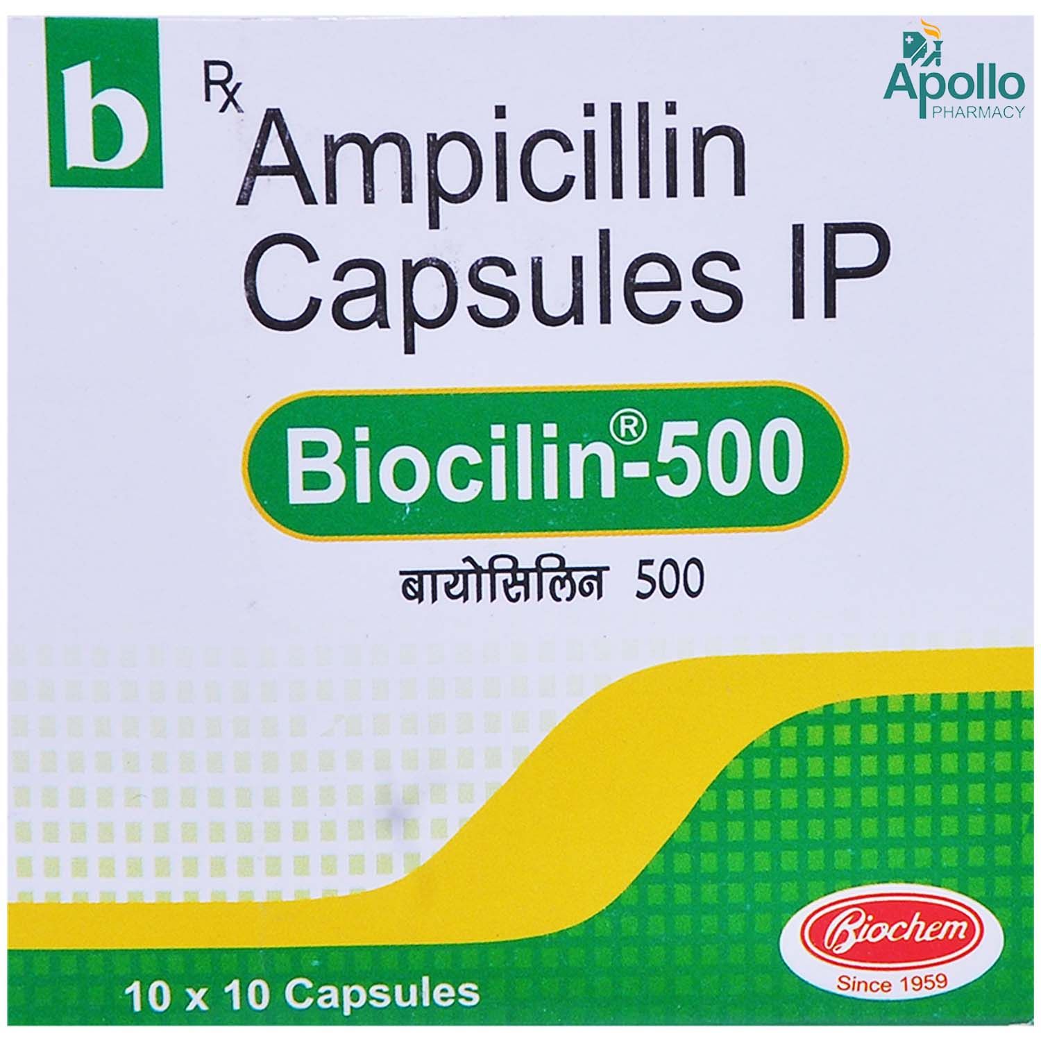 BIOCILIN 500MG TABLET Price, Uses, Side Effects, Composition - Apollo ...