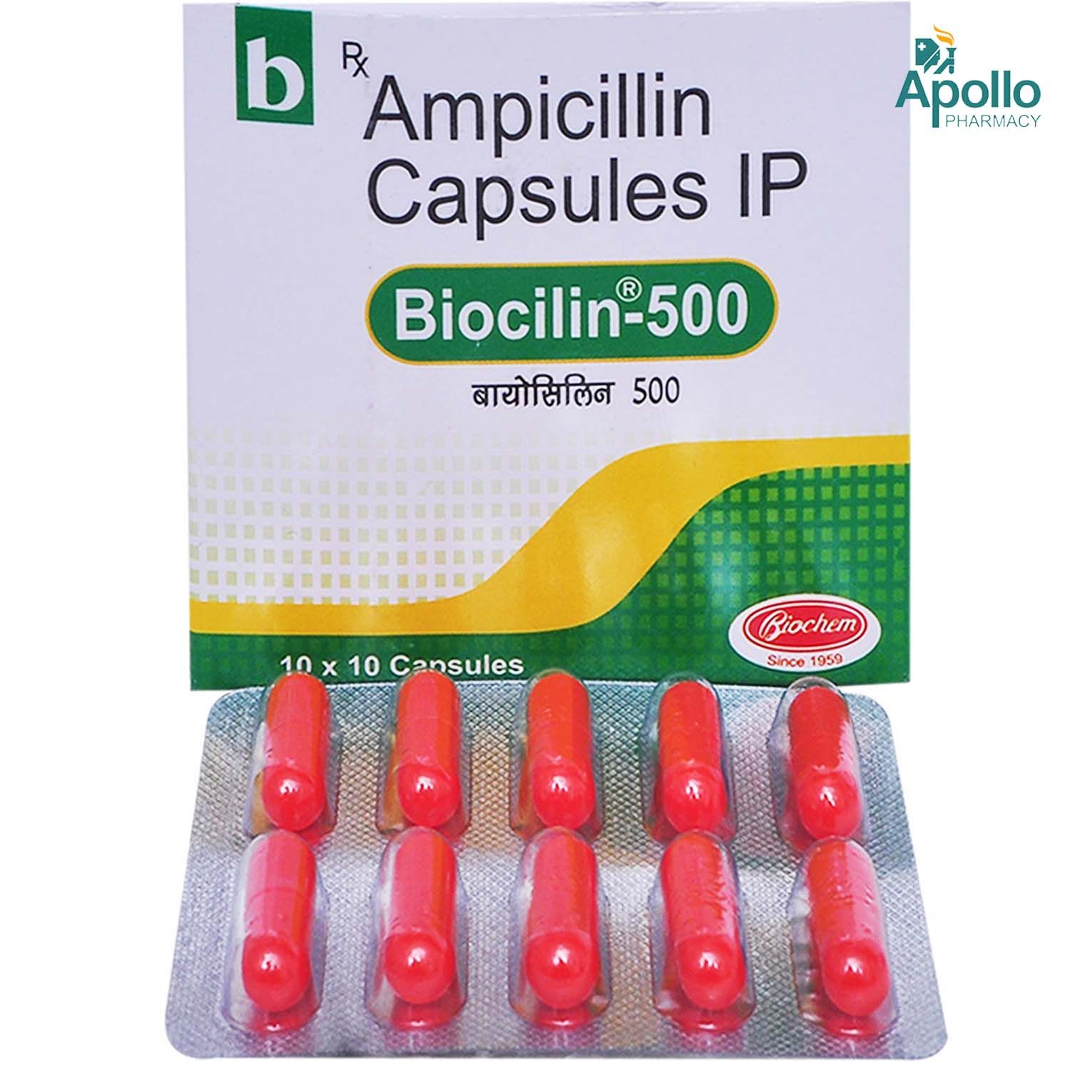 BIOCILIN 500MG TABLET Price, Uses, Side Effects, Composition - Apollo ...