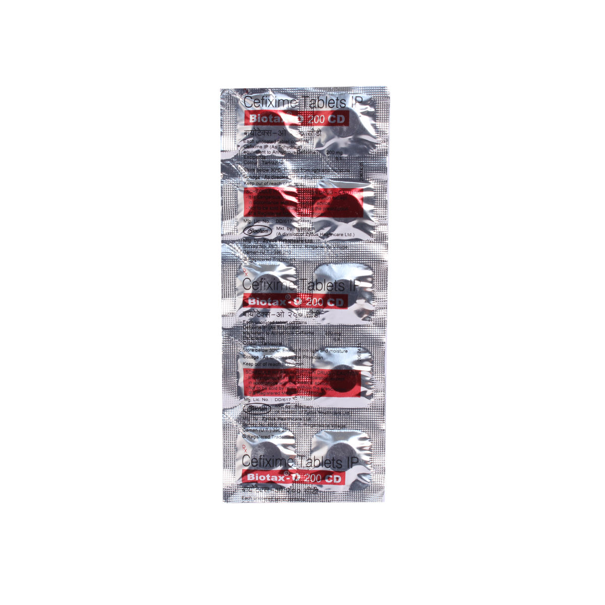 Biotax O CD 200 mg Tablet 10's Price, Uses, Side Effects, Composition ...