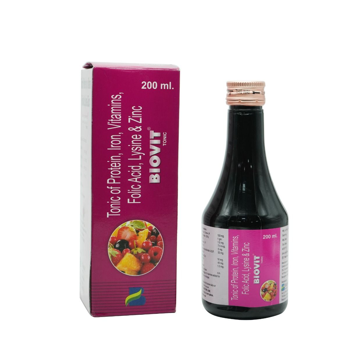 Biovit Syrup, 200 ml Price, Uses, Side Effects, Composition - Apollo ...