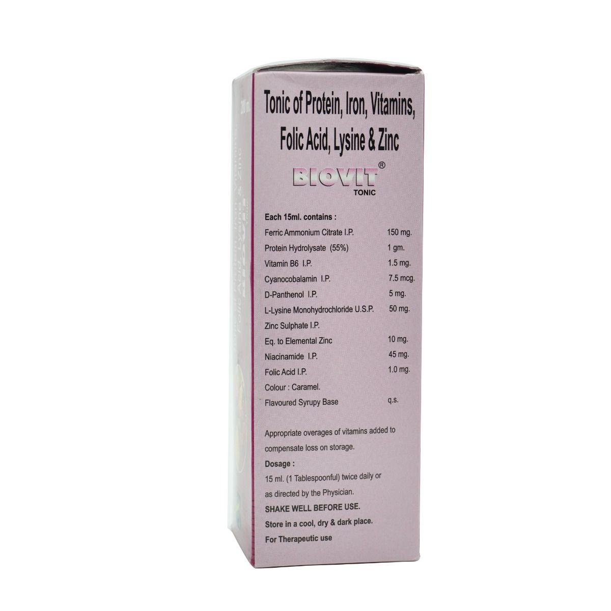 Biovit Syrup, 200 ml Price, Uses, Side Effects, Composition - Apollo ...