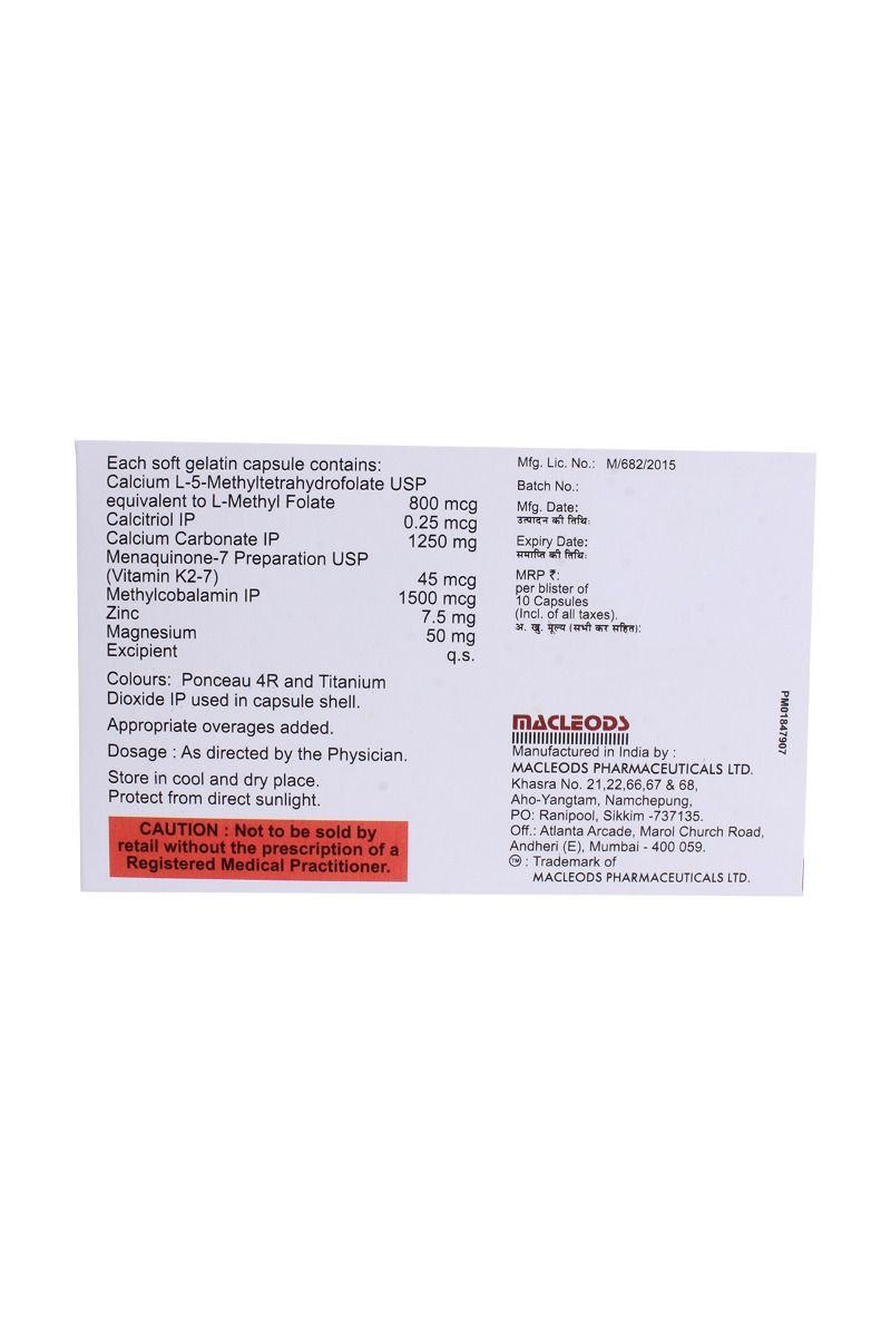 Bio-D3 Strong Capsule 10's Price, Uses, Side Effects, Composition ...