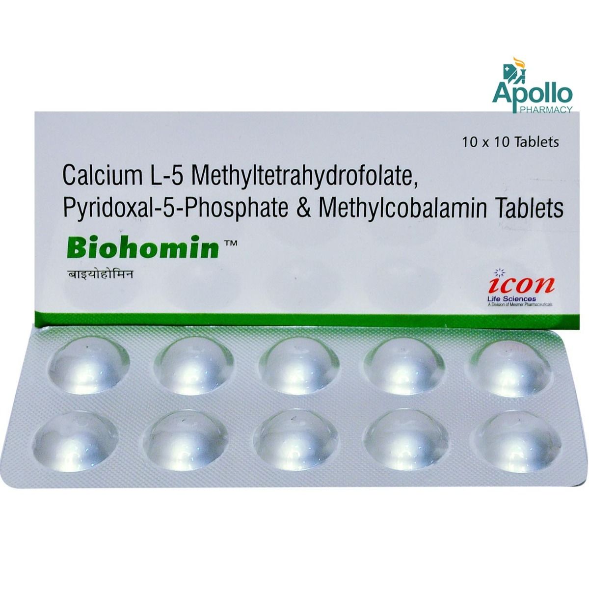 Biohomin Tablet 10's Price, Uses, Side Effects, Composition - Apollo ...