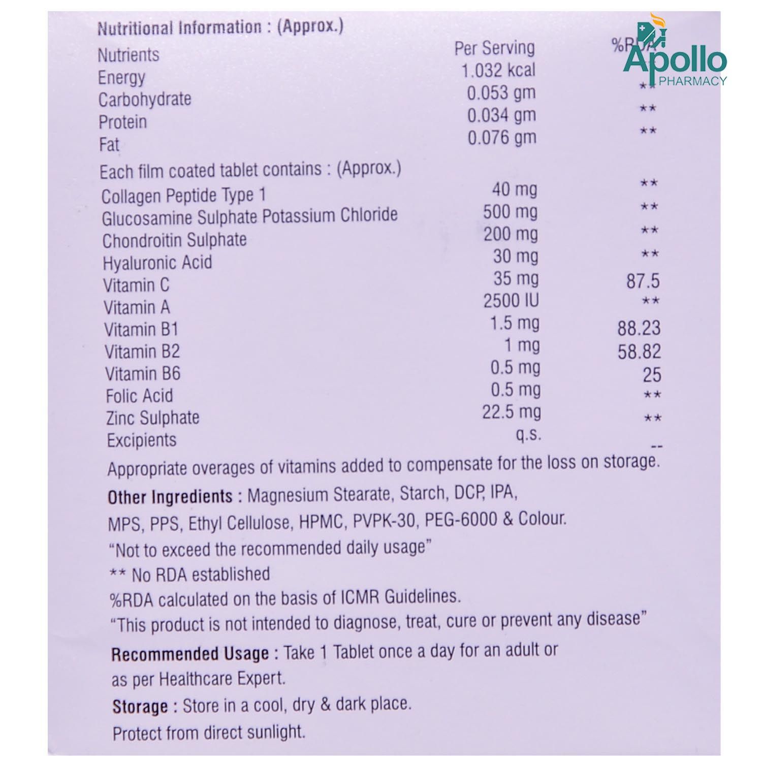 BIOSPA ADVANCE TABLET 10'S Price, Uses, Side Effects, Composition ...