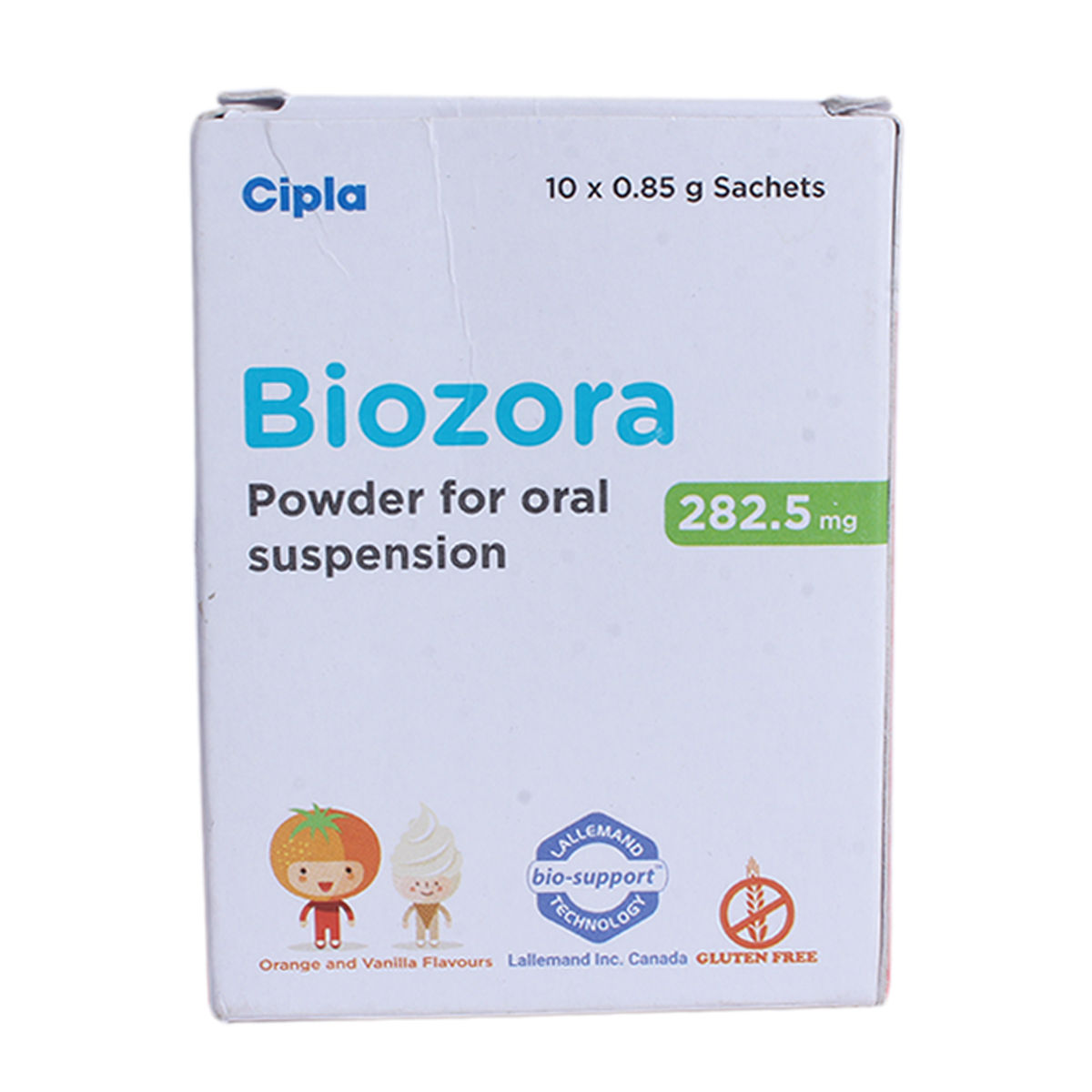Biozora 282.5 mg Orange & Vanilla Gluten Free Powder 0.84 gm Price ...