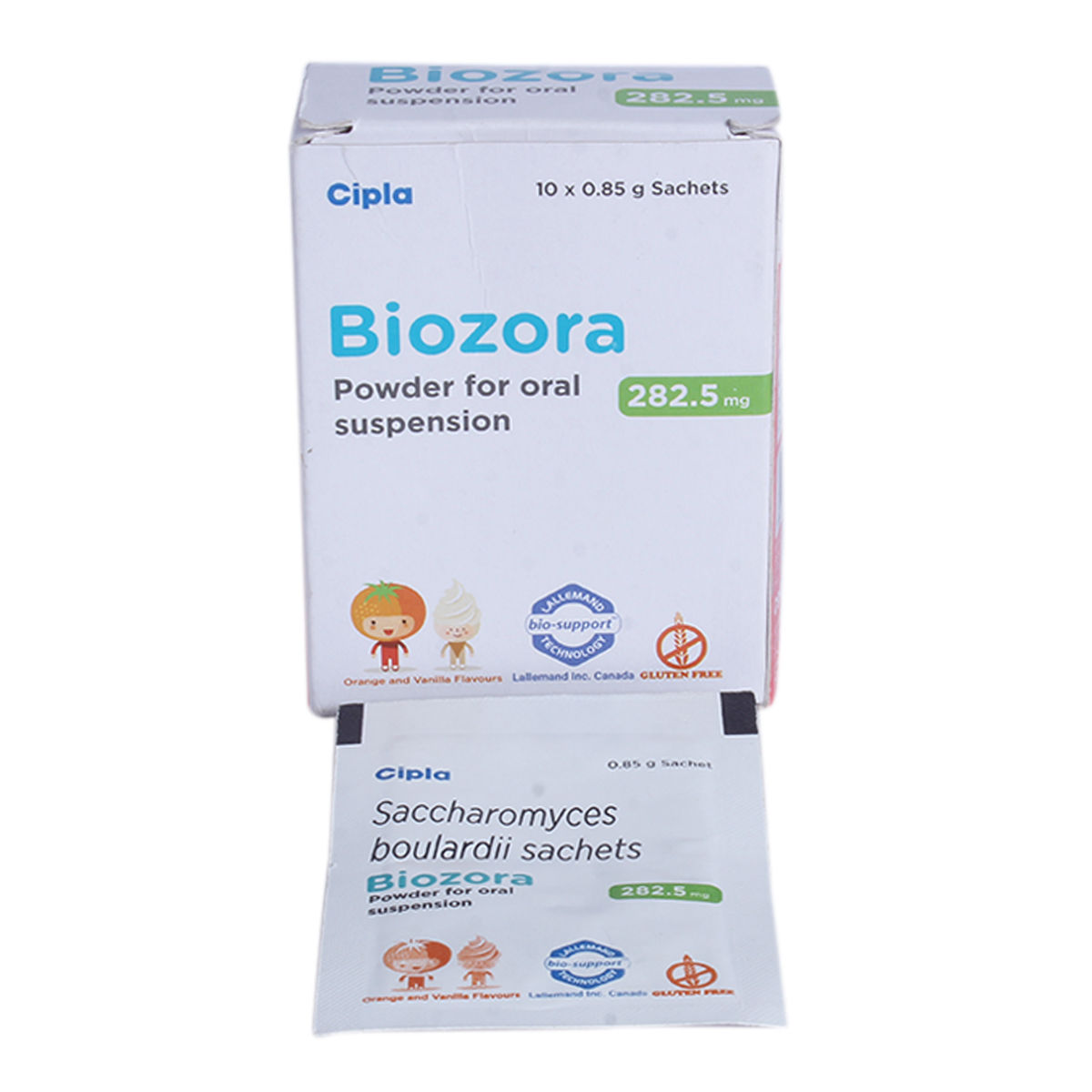 Biozora 282.5 mg Orange & Vanilla Gluten Free Powder 0.84 gm Price ...