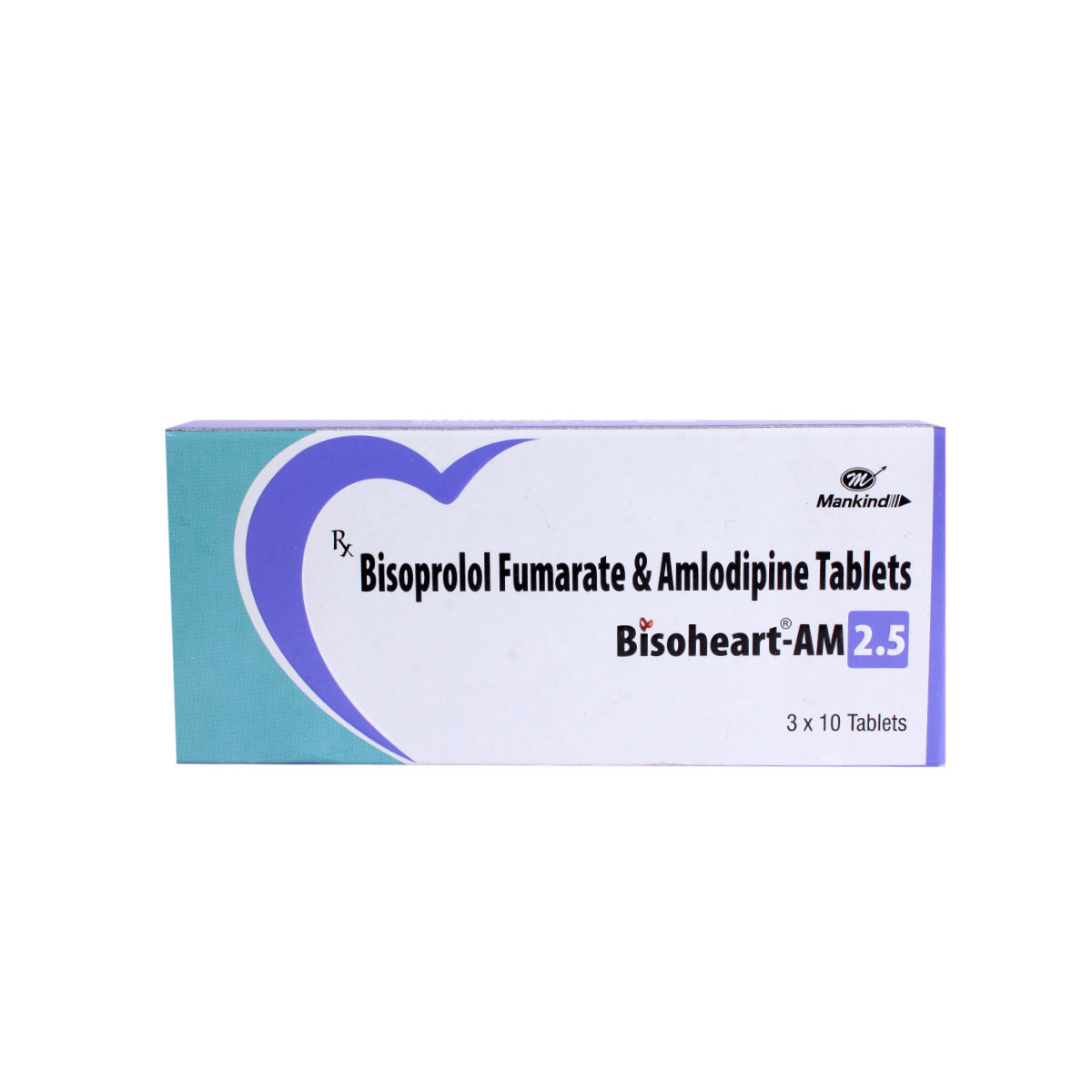 Bisoheart AM 2.5 Tablet 10's Price, Uses, Side Effects, Composition ...