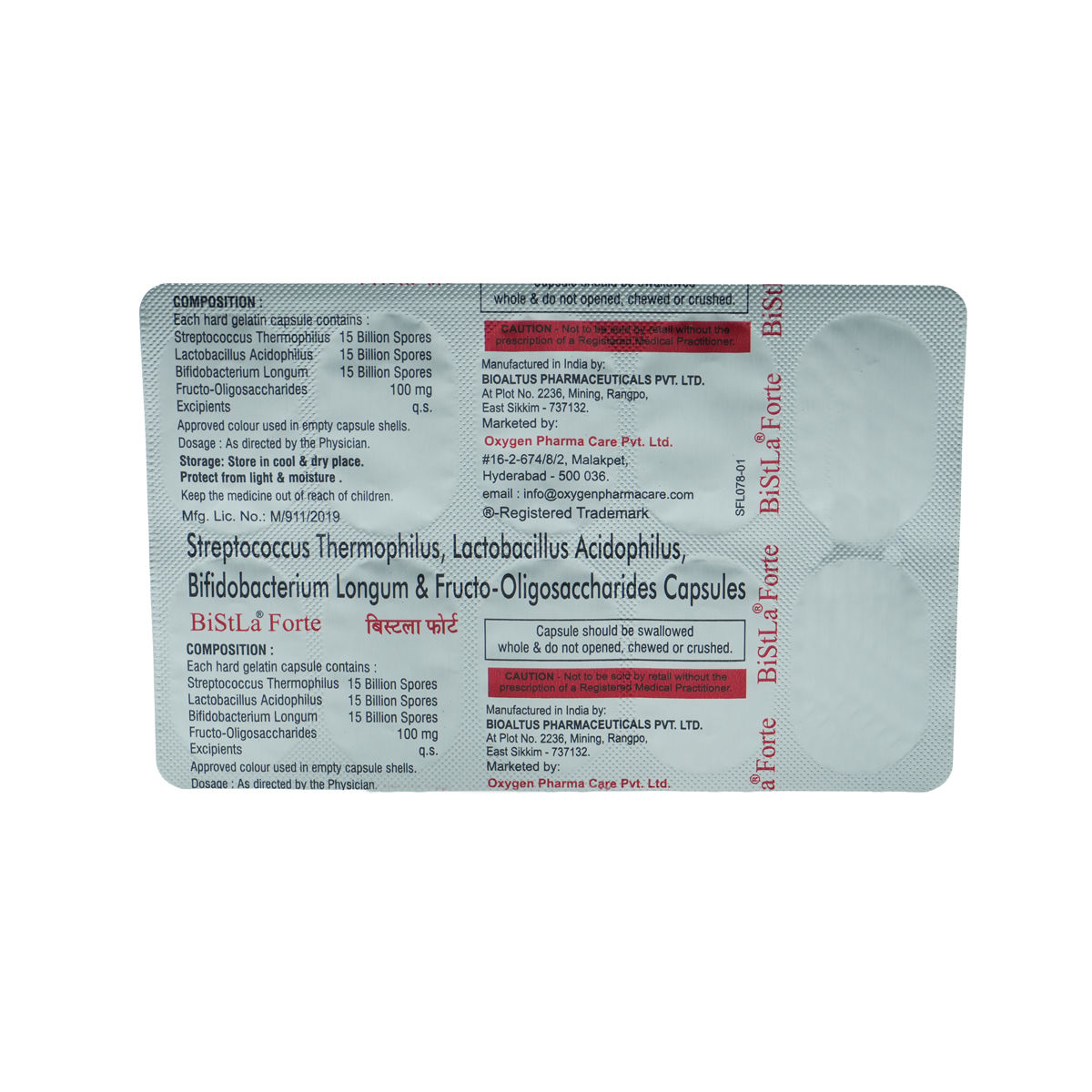 BISTLA FORTE CAPSULES 10'S Price, Uses, Side Effects, Composition ...