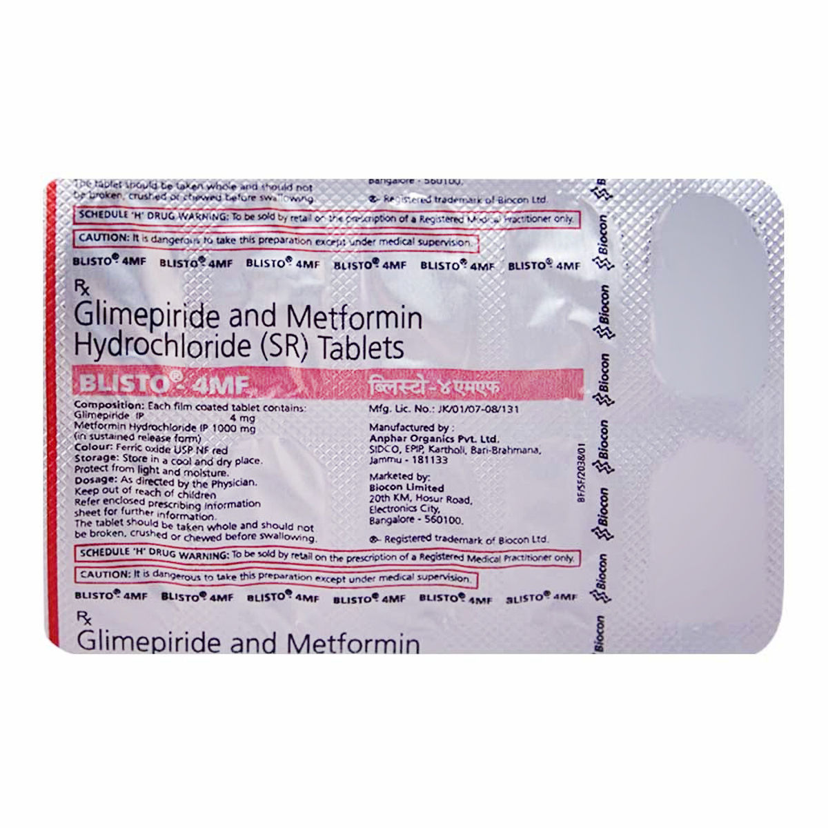Blisto-4MF Tablet 10's Price, Uses, Side Effects, Composition - Apollo ...