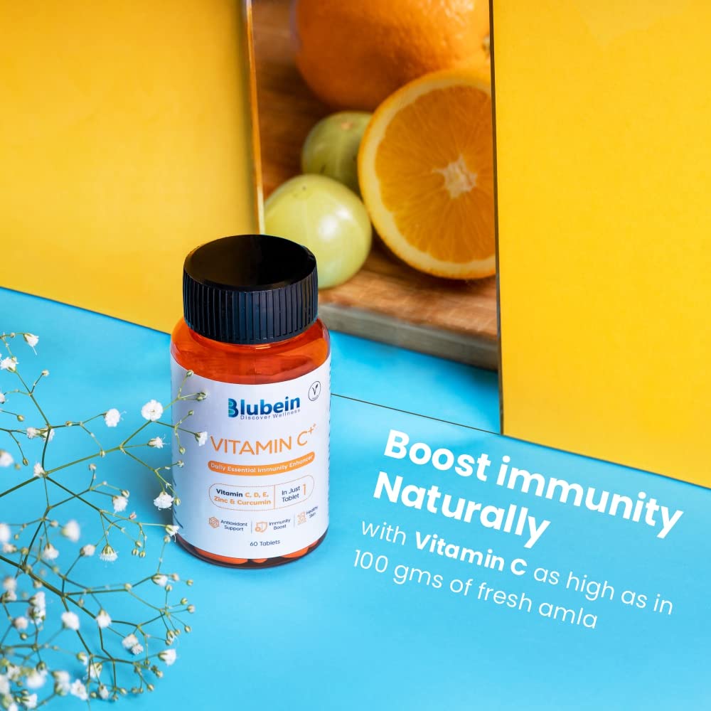 Blubein Vitamin C++ Daily Immunity Enhancer, 60 Tablets Price, Uses ...