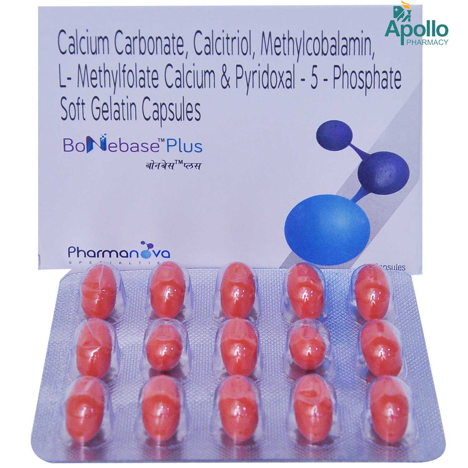 Bonebase Plus Capsule 15's Price, Uses, Side Effects, Composition ...