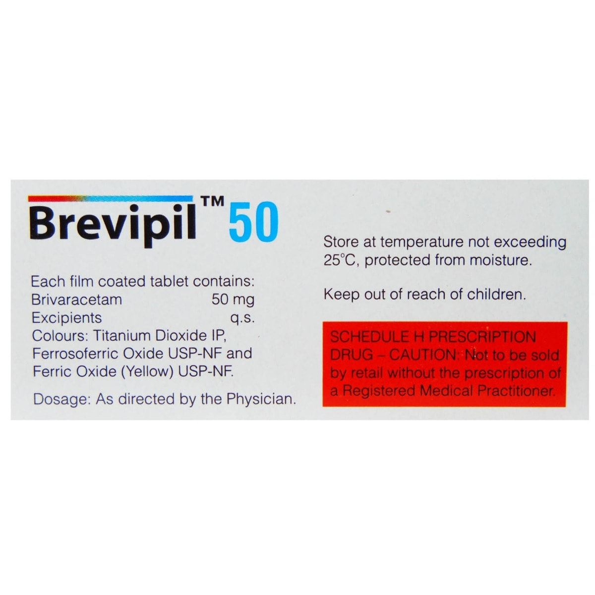 Brevipil 50 Tablet 10's Price, Uses, Side Effects, Composition - Apollo ...