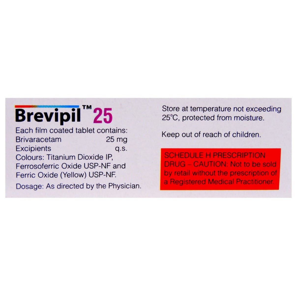 Brevipil 25 Tablet 10's Price, Uses, Side Effects, Composition - Apollo ...