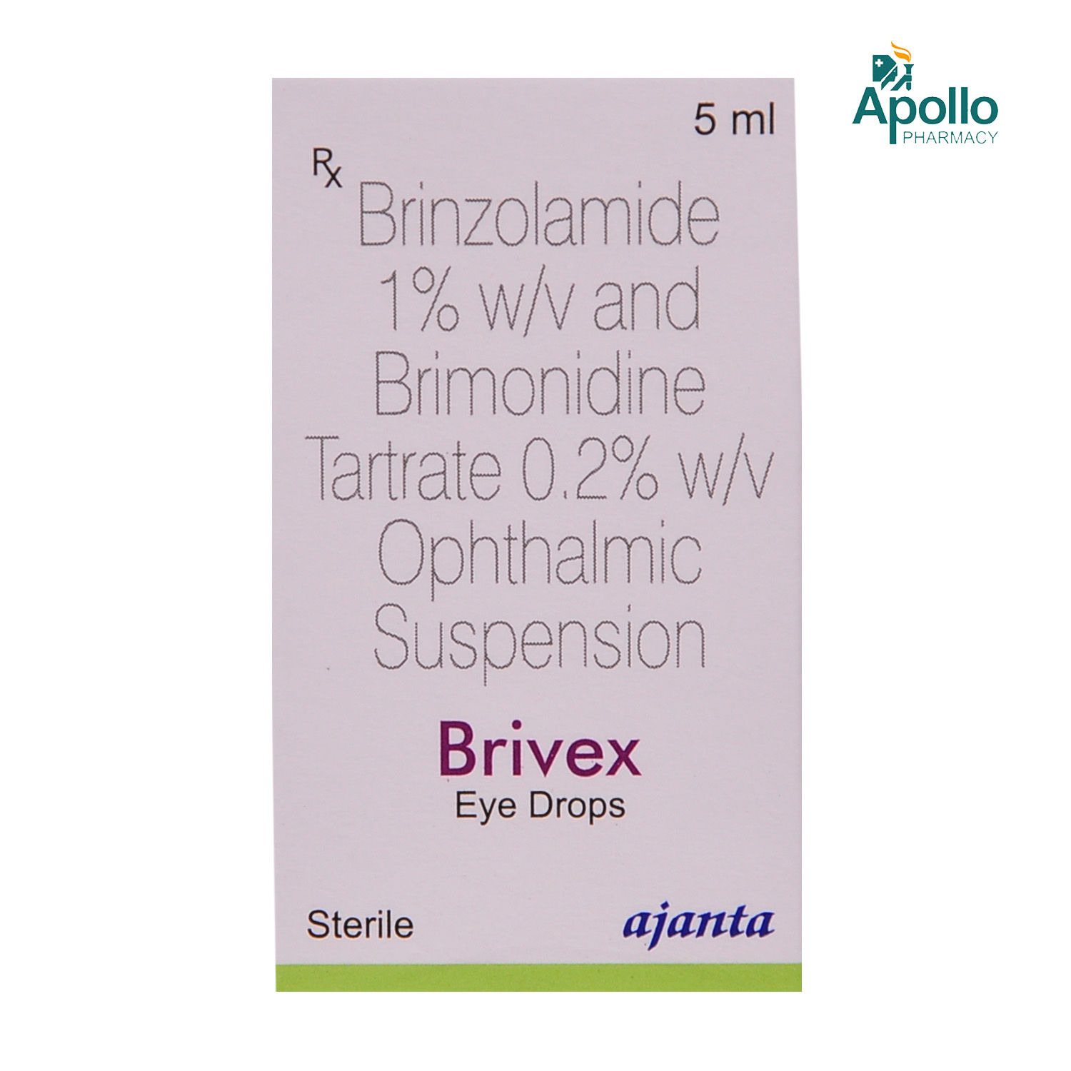 Brivex Eye Drops 5 ml Price, Uses, Side Effects, Composition - Apollo ...