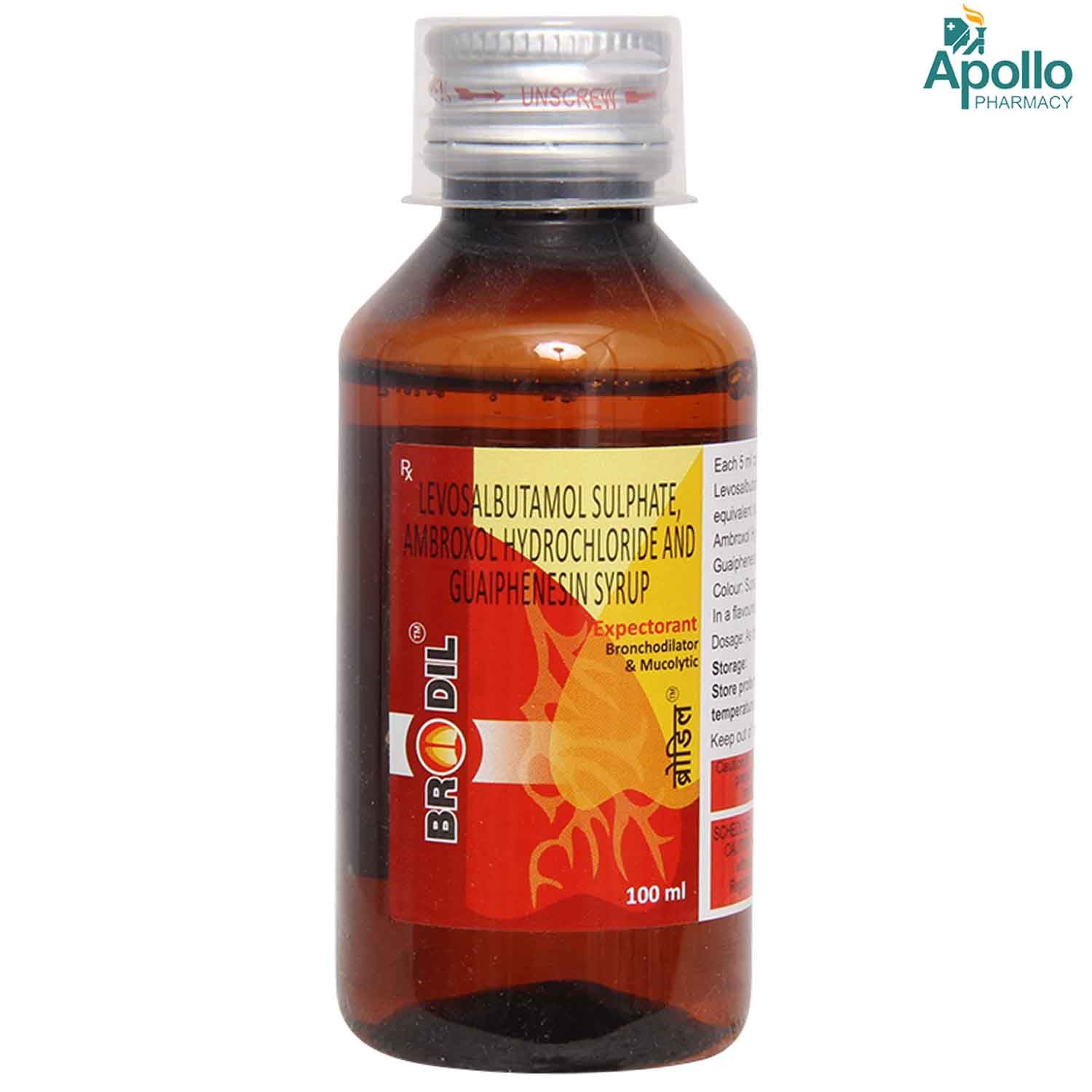 Brodil Syrup 100 ml Price, Uses, Side Effects, Composition - Apollo ...