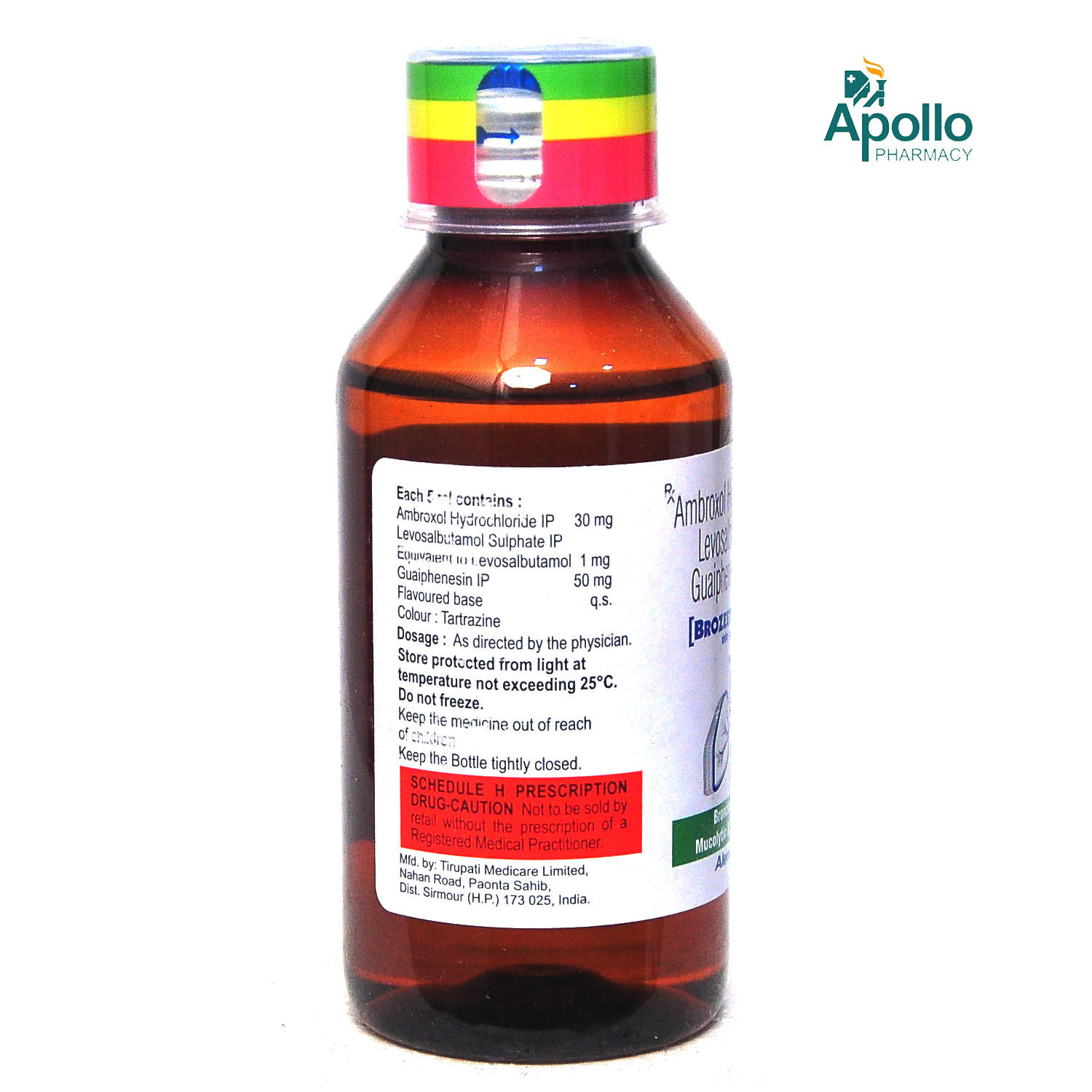 Brozeet LS Syrup 100 ml Price, Uses, Side Effects, Composition - Apollo ...