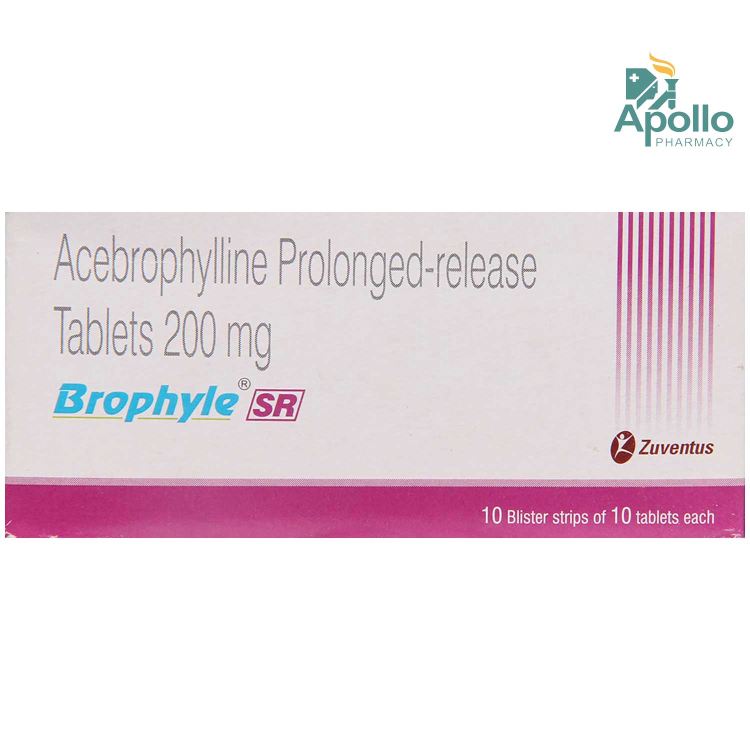 Brophyle SR Tablet 10's Price, Uses, Side Effects, Composition - Apollo ...