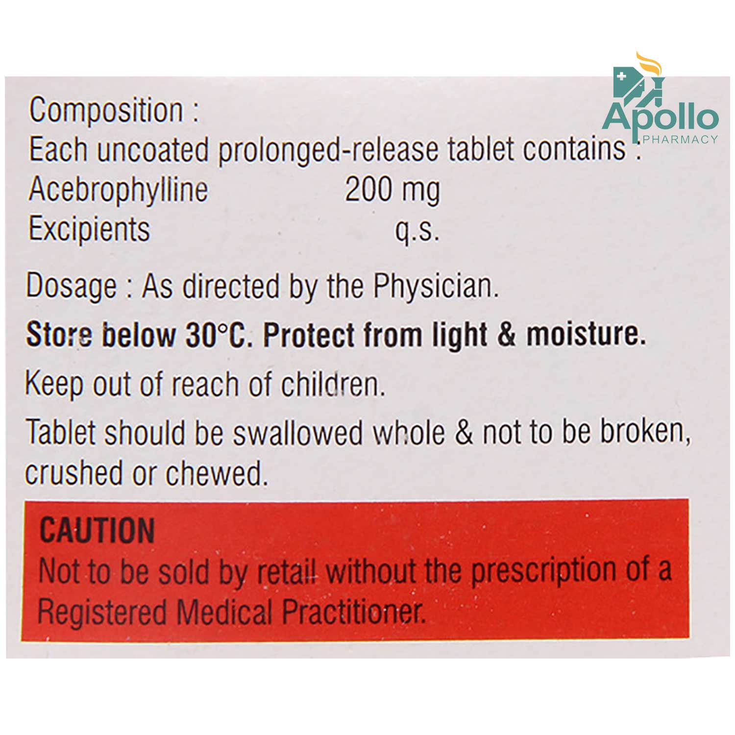 Brophyle SR Tablet 10's Price, Uses, Side Effects, Composition - Apollo ...