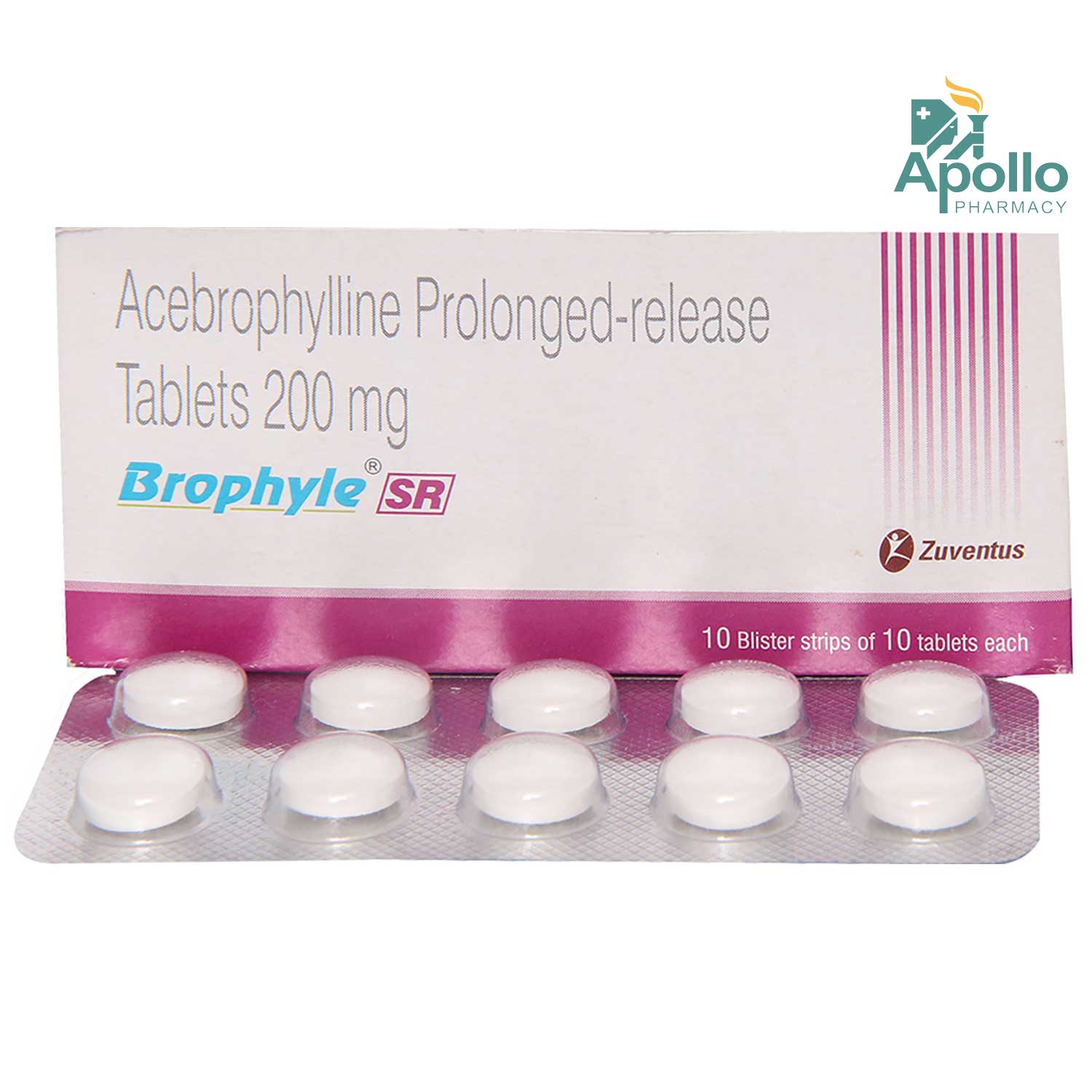 Brophyle SR Tablet 10's Price, Uses, Side Effects, Composition - Apollo ...