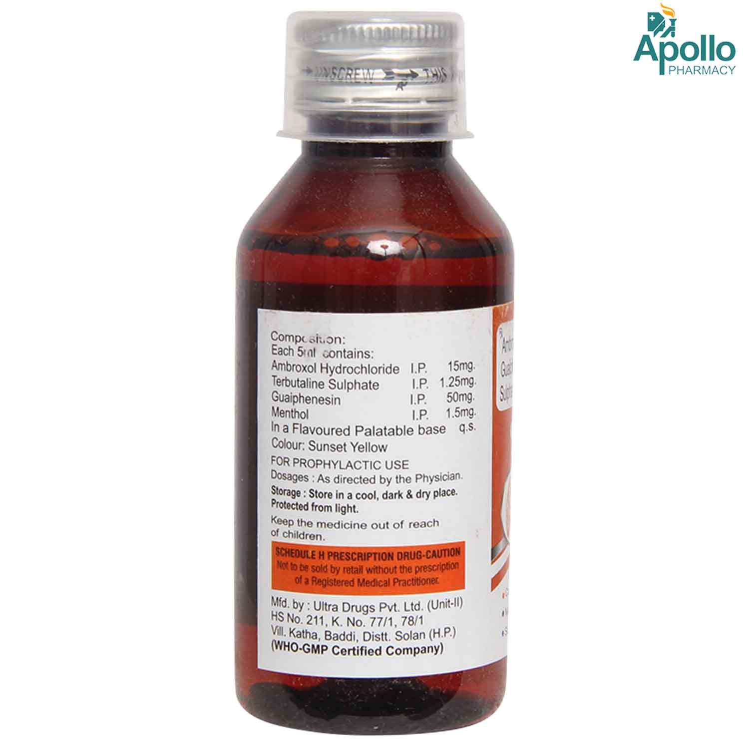 Brox Ax Sugar Free Syrup 100 ml Price, Uses, Side Effects, Composition ...