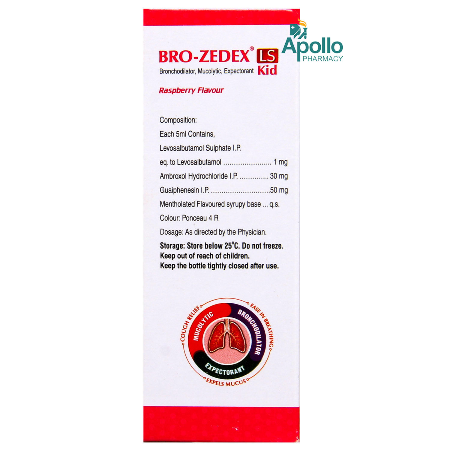 Brozedex Ls Kid Syrup 60 ml Price, Uses, Side Effects, Composition ...