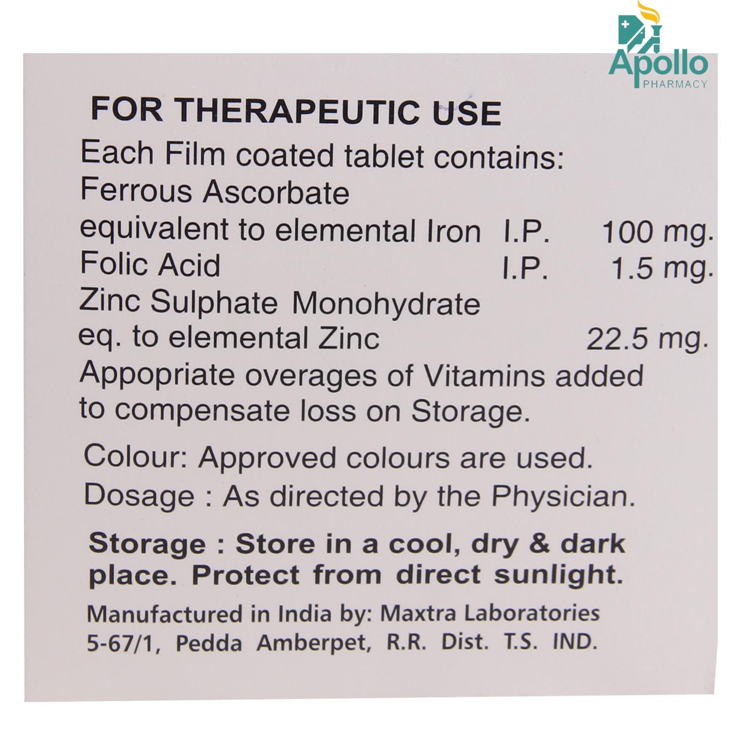 Brofer-XT Tablet 10's Price, Uses, Side Effects, Composition - Apollo ...