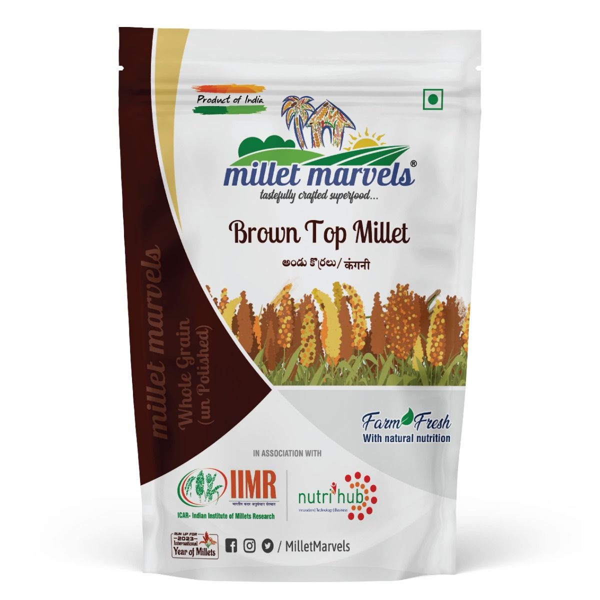 Millet Marvels Brown Top Millets, 500 gm Price, Uses, Side Effects ...