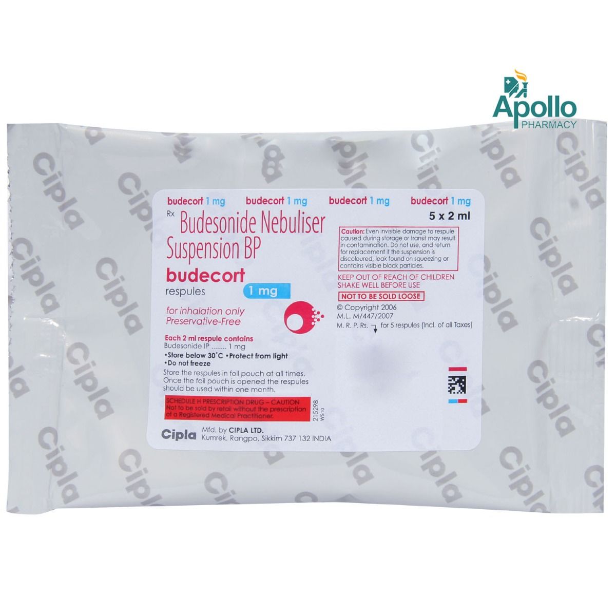 Budecort 1 mg Respules 5x2 ml Price, Uses, Side Effects, Composition ...