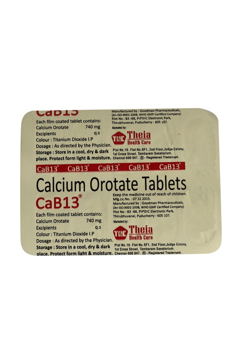 Cab 13 Tablet 10's Price, Uses, Side Effects, Composition - Apollo Pharmacy
