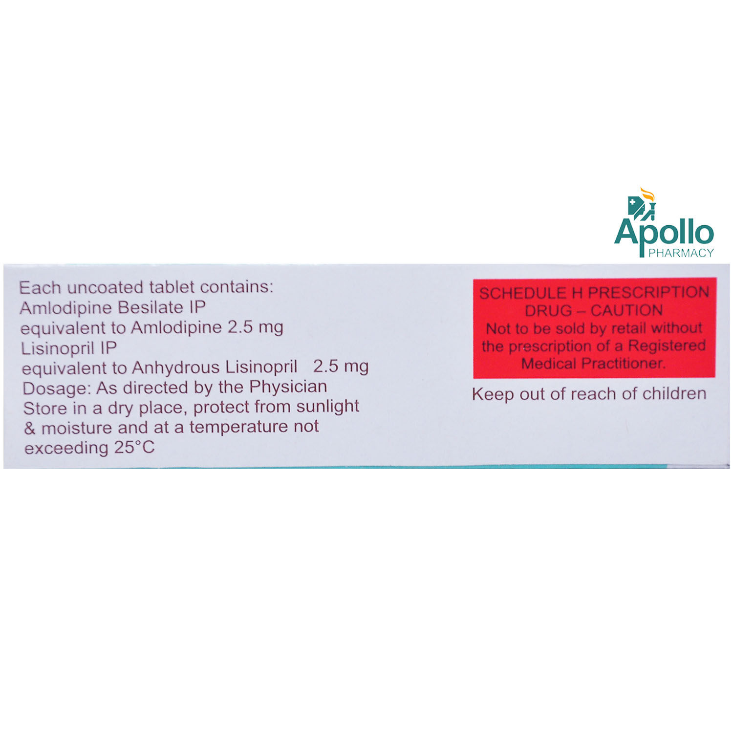 CALCHEK L 2.5MG TABLET Price, Uses, Side Effects, Composition - Apollo ...