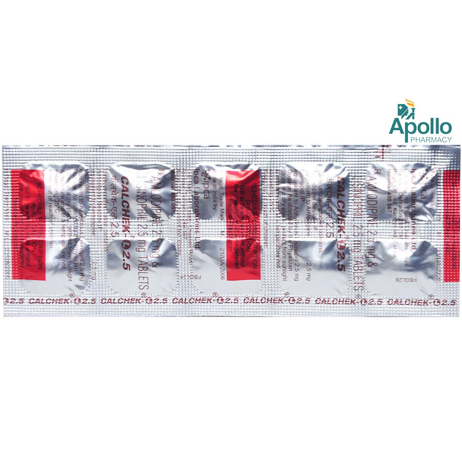 CALCHEK L 2.5MG TABLET Price, Uses, Side Effects, Composition - Apollo ...